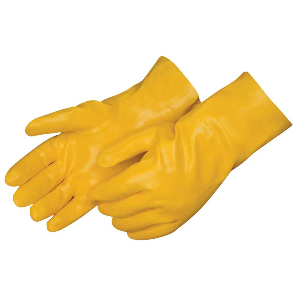 Liberty Safety 2334 Supported Smooth Finish PVC Gloves - 14" Gauntlet ...