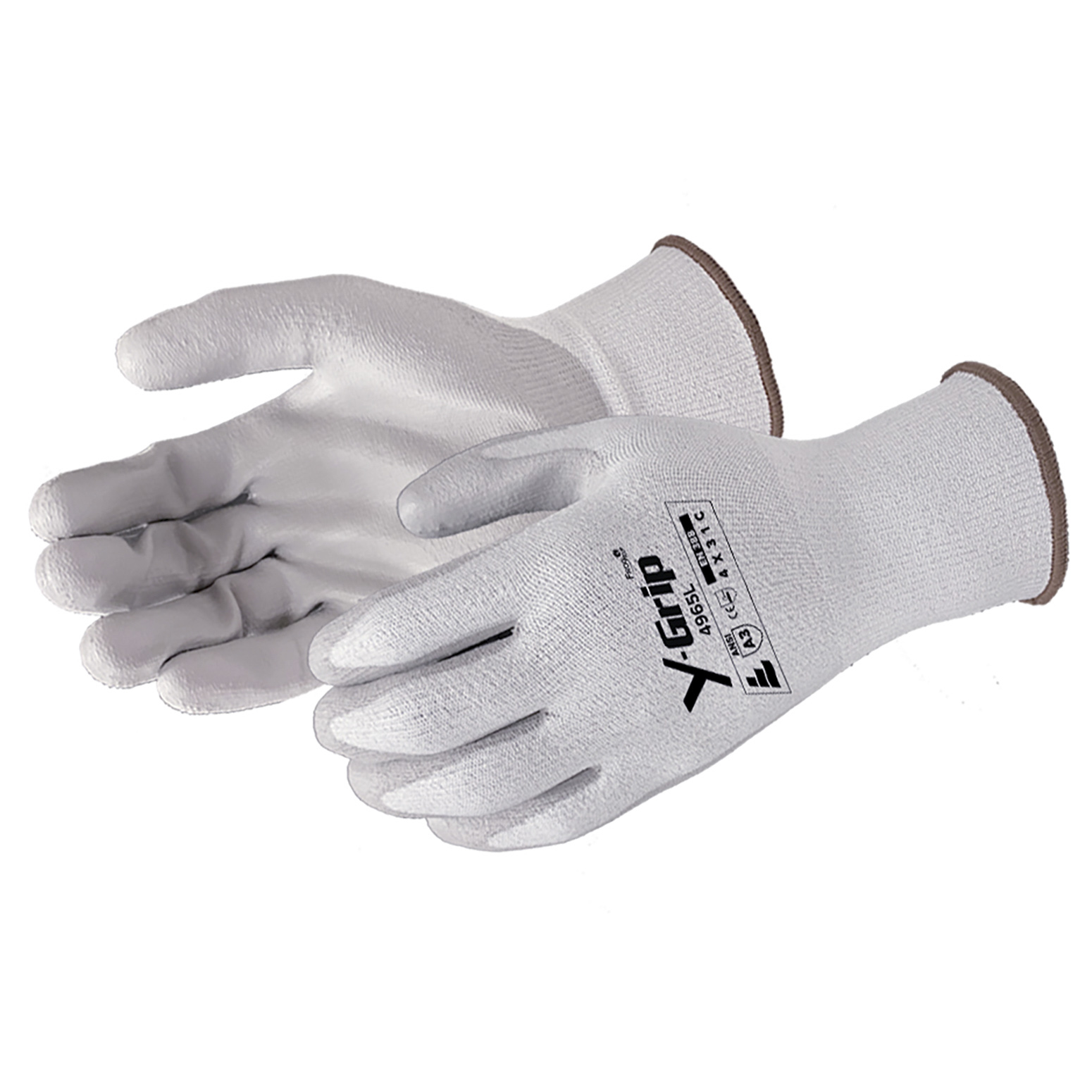 Liberty Safety 4965 Y-Grip Polyurethane Coated Seamless Work Gloves ...