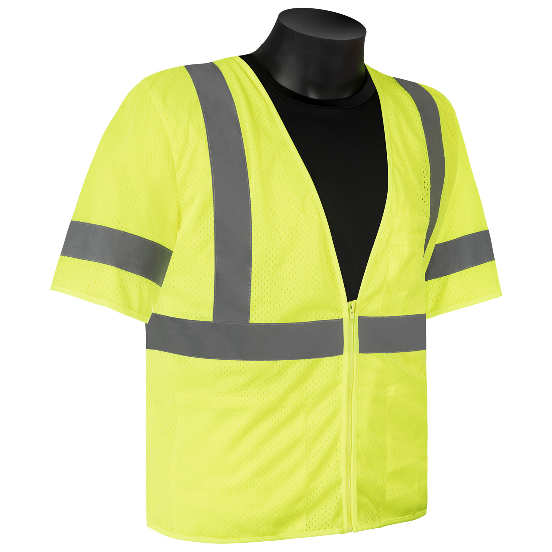 Liberty Safety C16004 HiVizGard Class 3 Safety Vest - Yellow/Lime ...