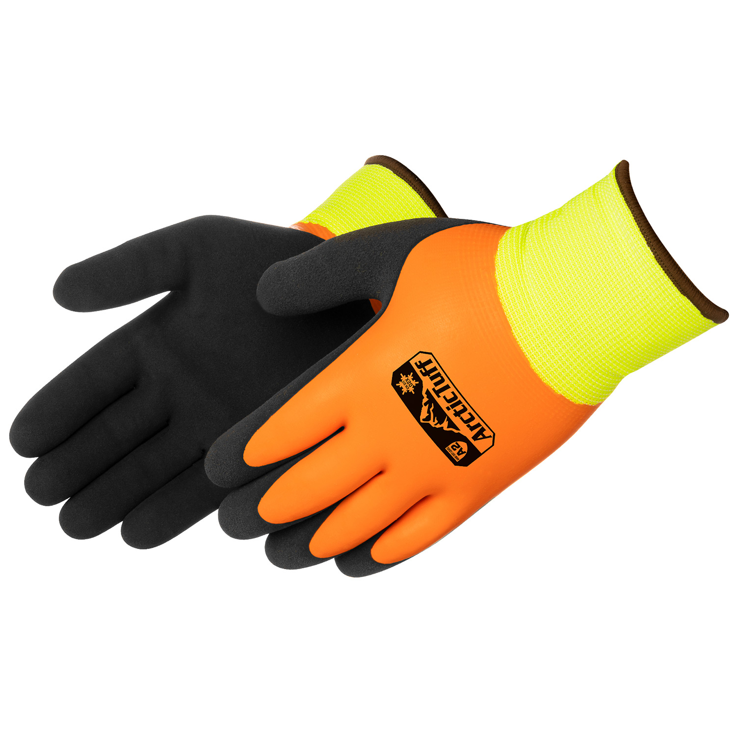 Liberty Safety F4783HV Arctic Tuff Sandy Latex Coated Seamless Work ...