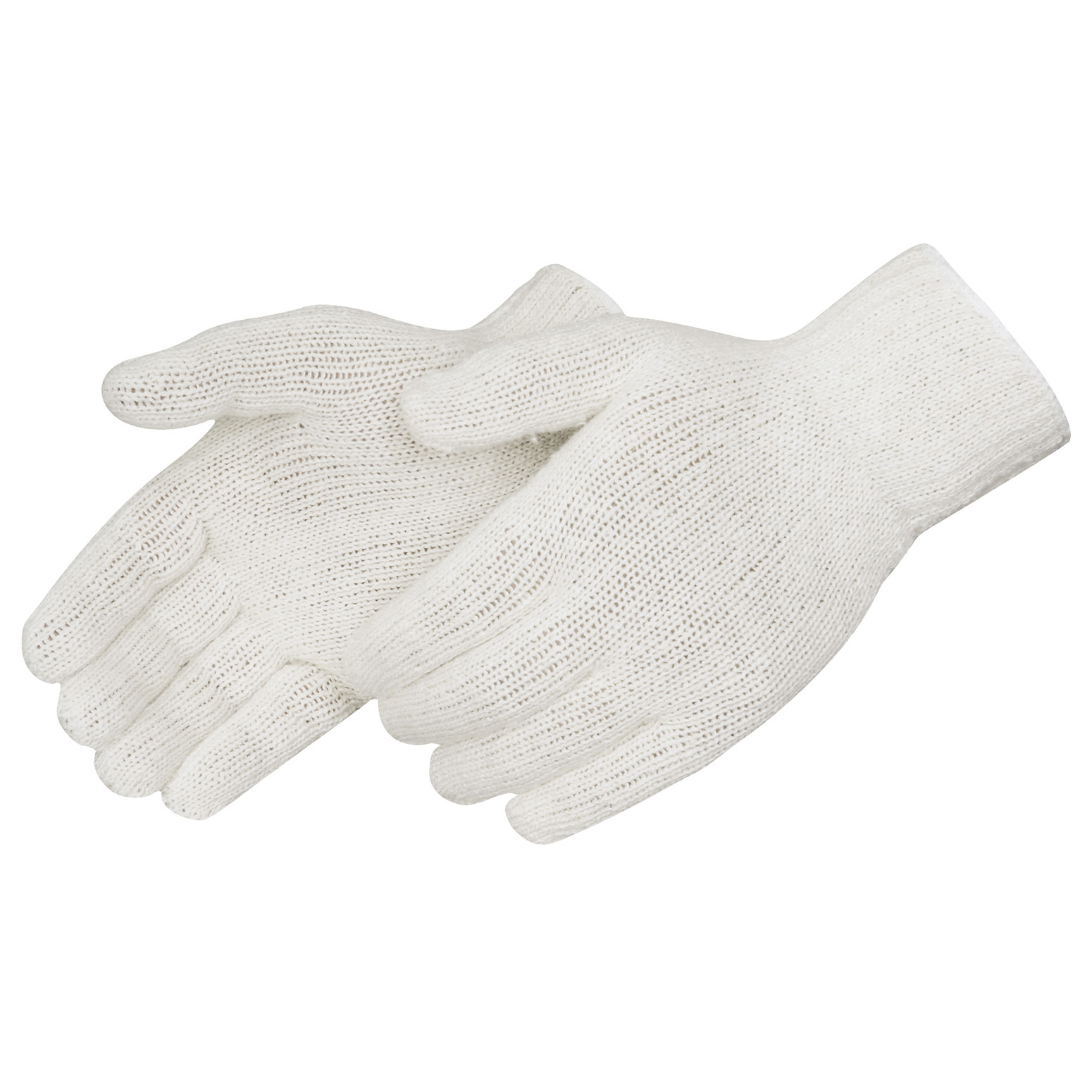 Liberty Safety P4517Q Cotton/Polyester String Knit Work Gloves - White ...