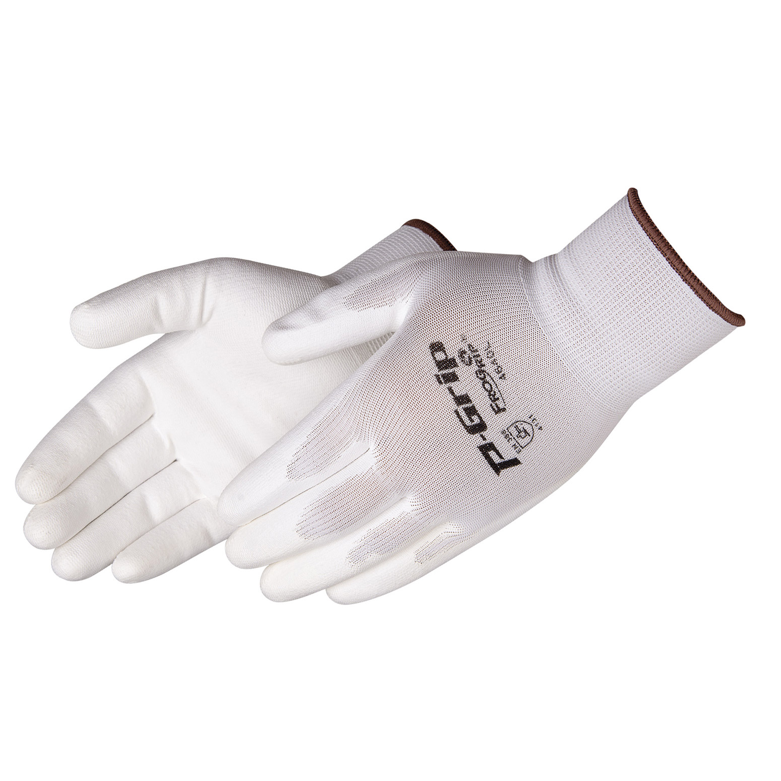 Liberty Safety SP4640 P-Grip Polyurethane Coated Seamless Work Gloves ...