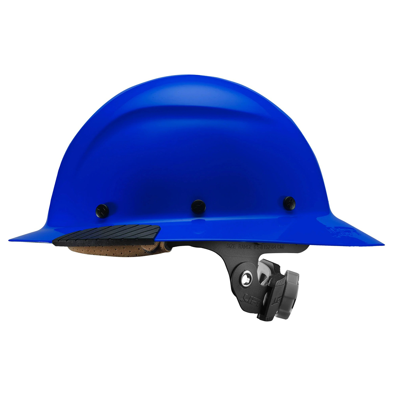 LIFT Safety HDF-21 DAX Full Brim Hard Hat - Ratchet Suspension - Blue ...