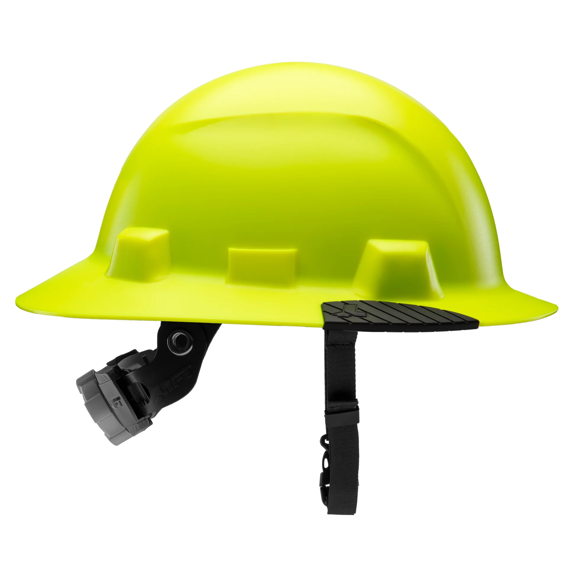 LIFT Safety HIDNV-24W iDAX Full Brim Hard Hat - Ratchet Suspension - Hi ...