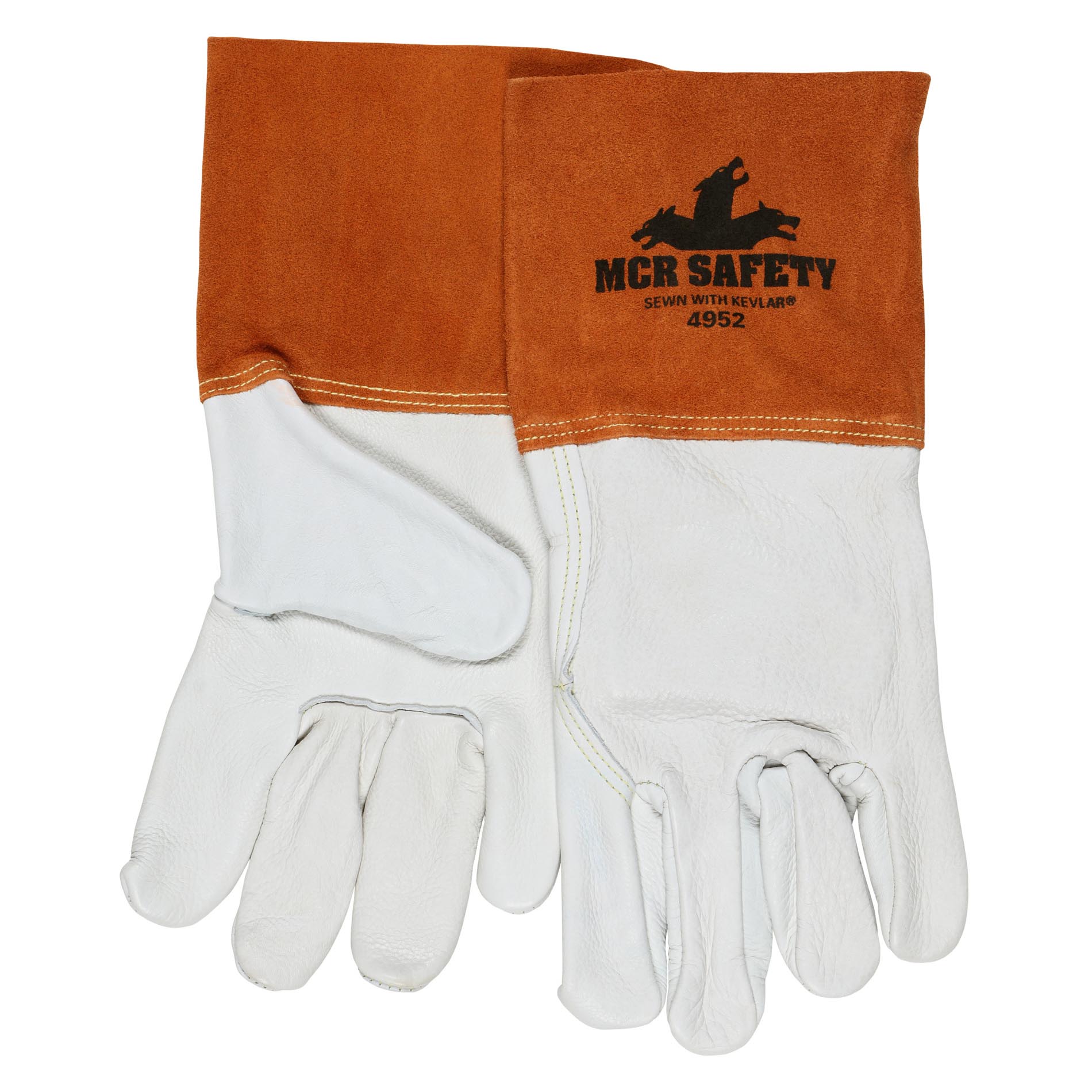 MCR Safety 4952 Select Grade Grain Cowhide Leather MIG/TIG Welders ...