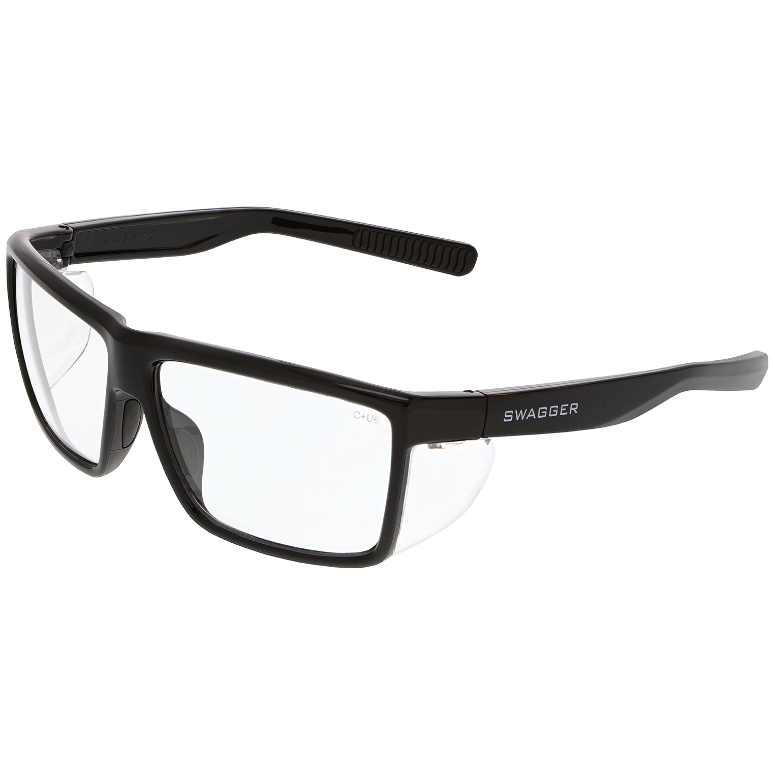 MCR Safety SR210AF Swagger SR2 Safety Glasses - Black Frame - Clear ...