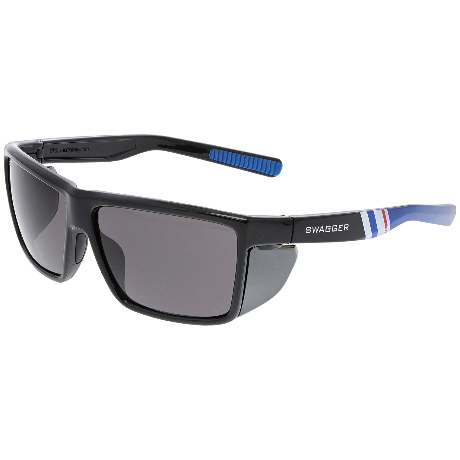 MCR Safety SR232AF Swagger SR2 Safety Glasses - Black Frame - Gray Anti ...