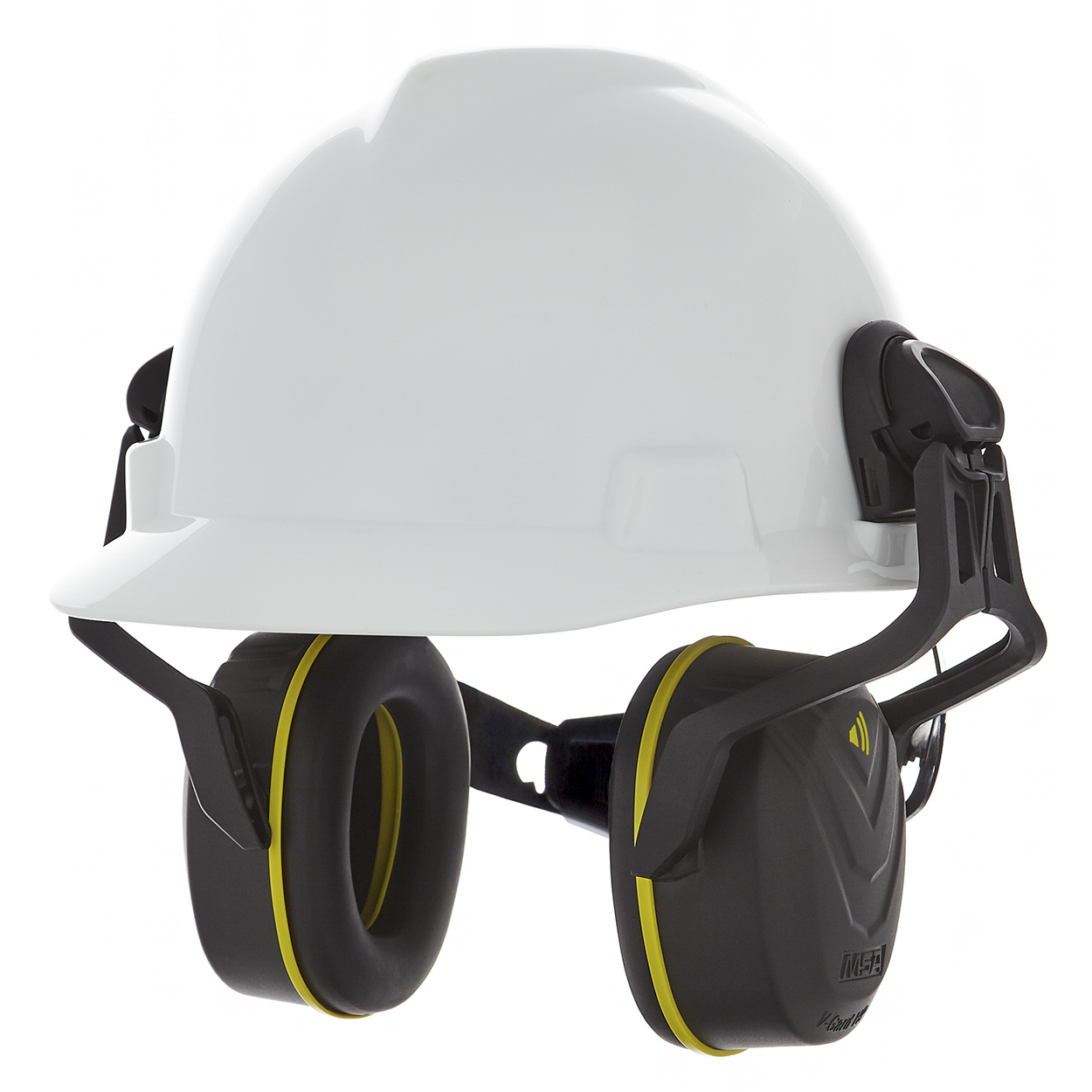 MSA 10190357 V-Gard Helmet Mounted Hearing Protection - MEDIUM - 27 NRR ...
