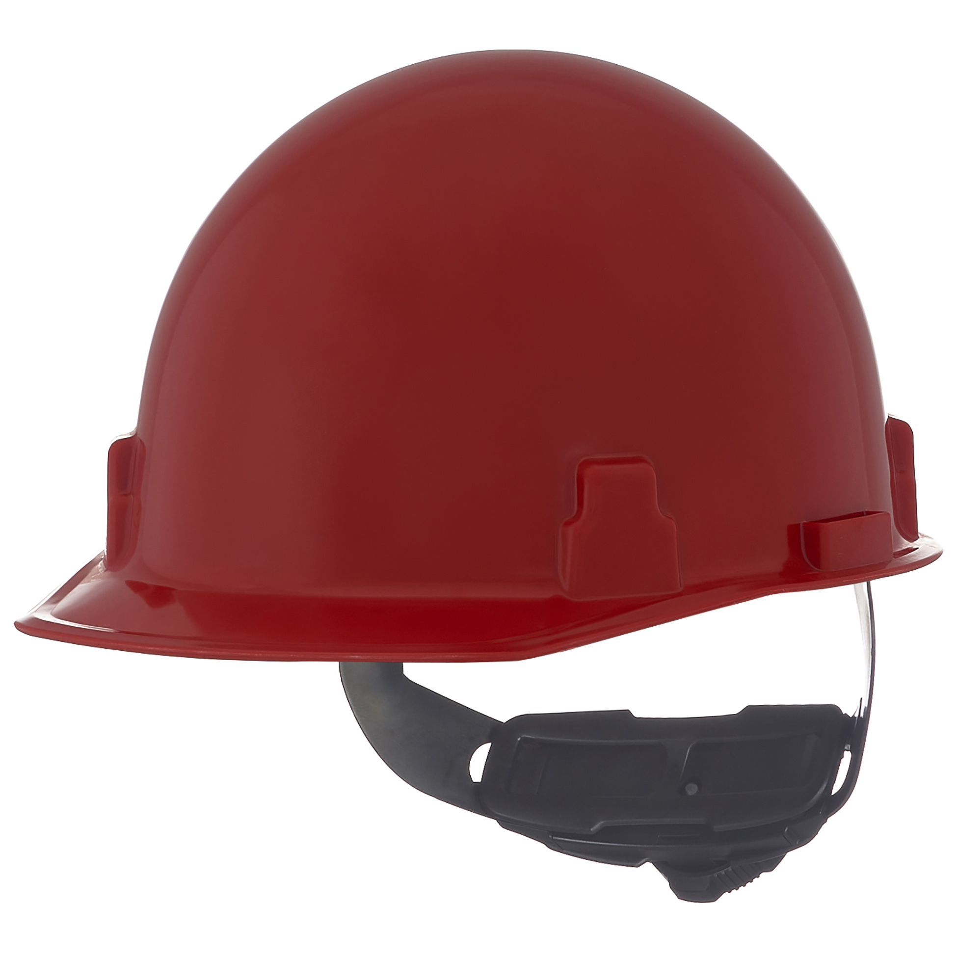 MSA 486961 Thermalgard Cap Style Hard Hat - Fas-Trac Suspension - Red ...