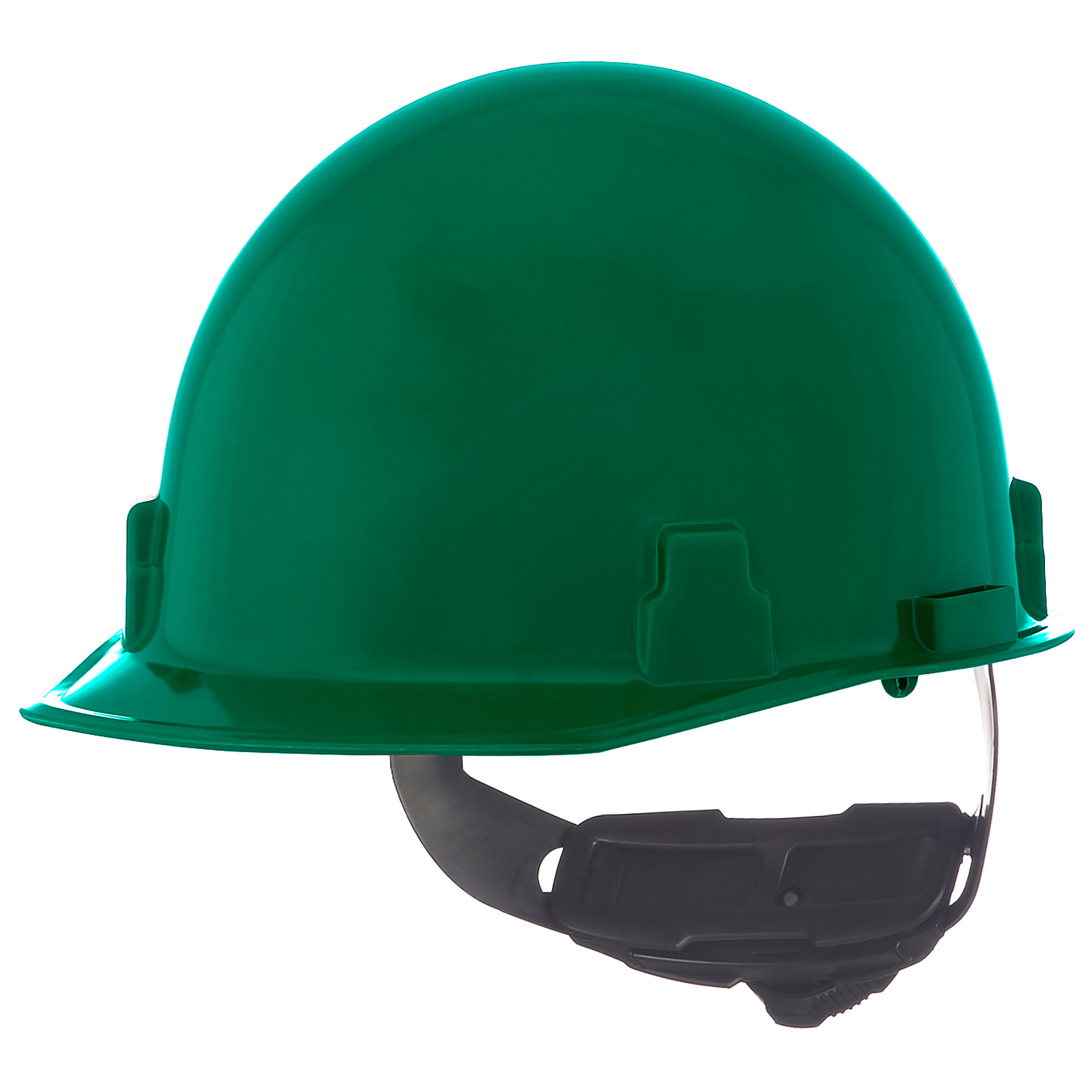 MSA 814343 Thermalgard Cap Style Hard Hat - Fas-Trac Suspension - Green ...