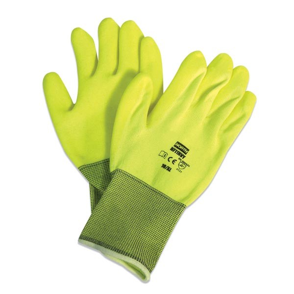 Northflex Neon Hi-Viz Foamed PVC Palm Coated Gloves | Full Source