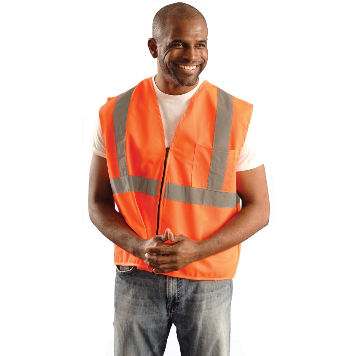 OK-1 C1O Type R Class 2 Classic Solid X-Back Vest - Orange | Full Source