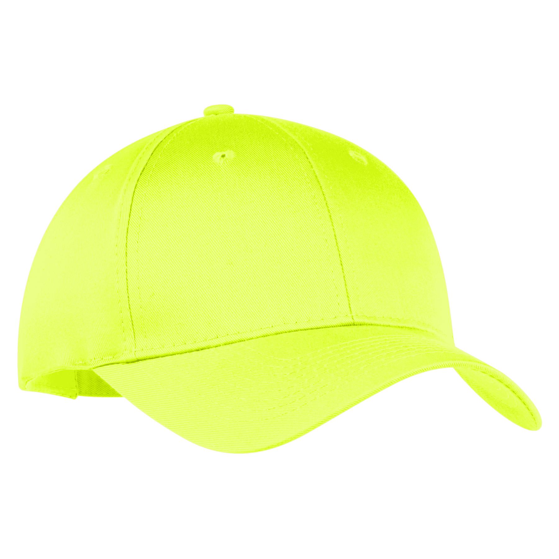 Port Authority CP80 Six-Panel Twill Cap - Neon Yellow | Full Source