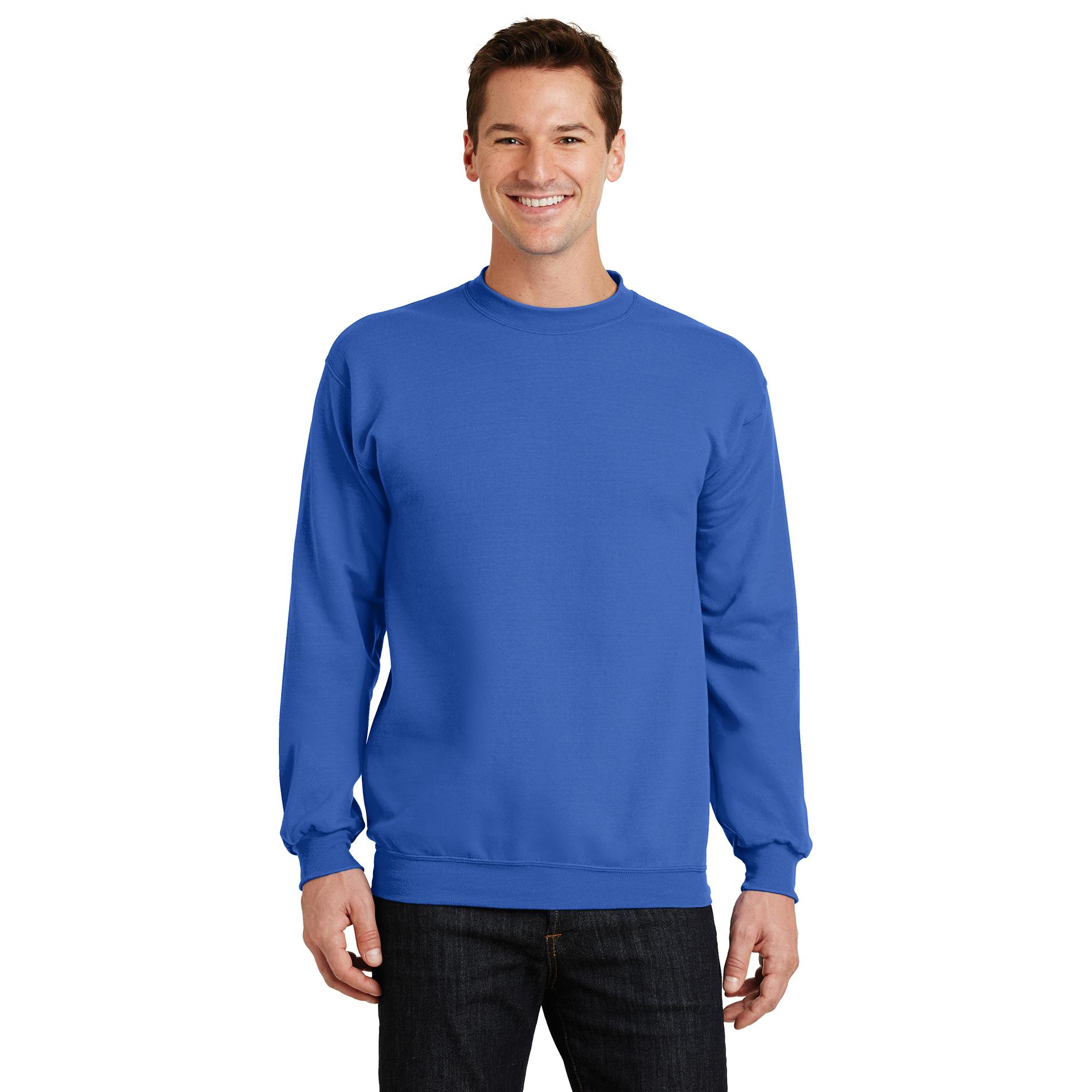 Port & Company PC78 Core Fleece Crewneck Sweatshirt - Royal | Full Source