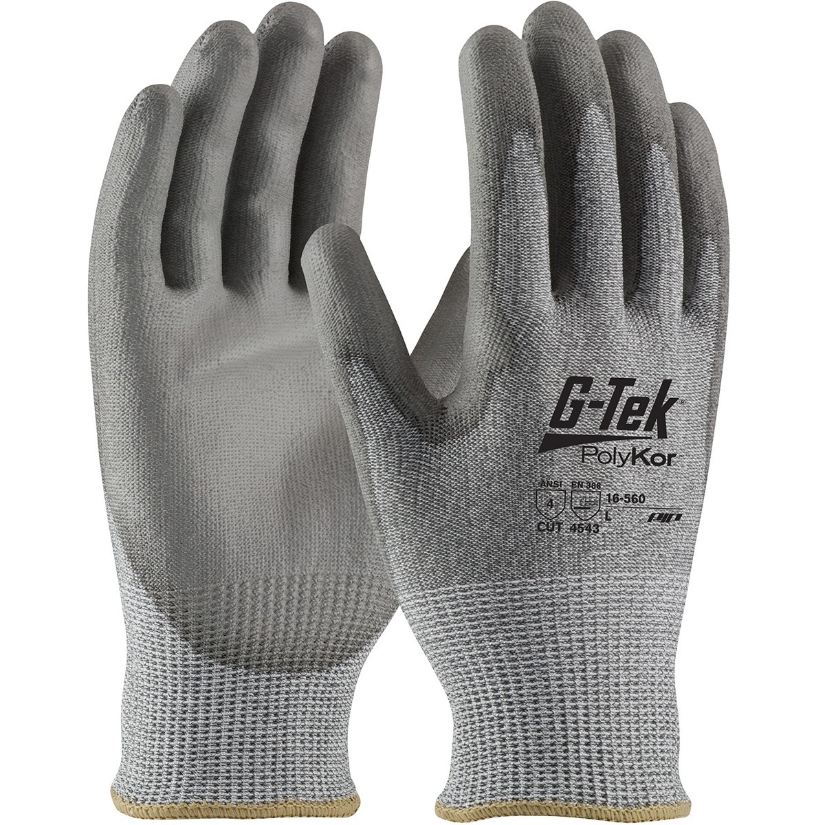 PIP 16-560 G-Tek PolyKor Seamless Knit PolyKor Blended Gloves ...