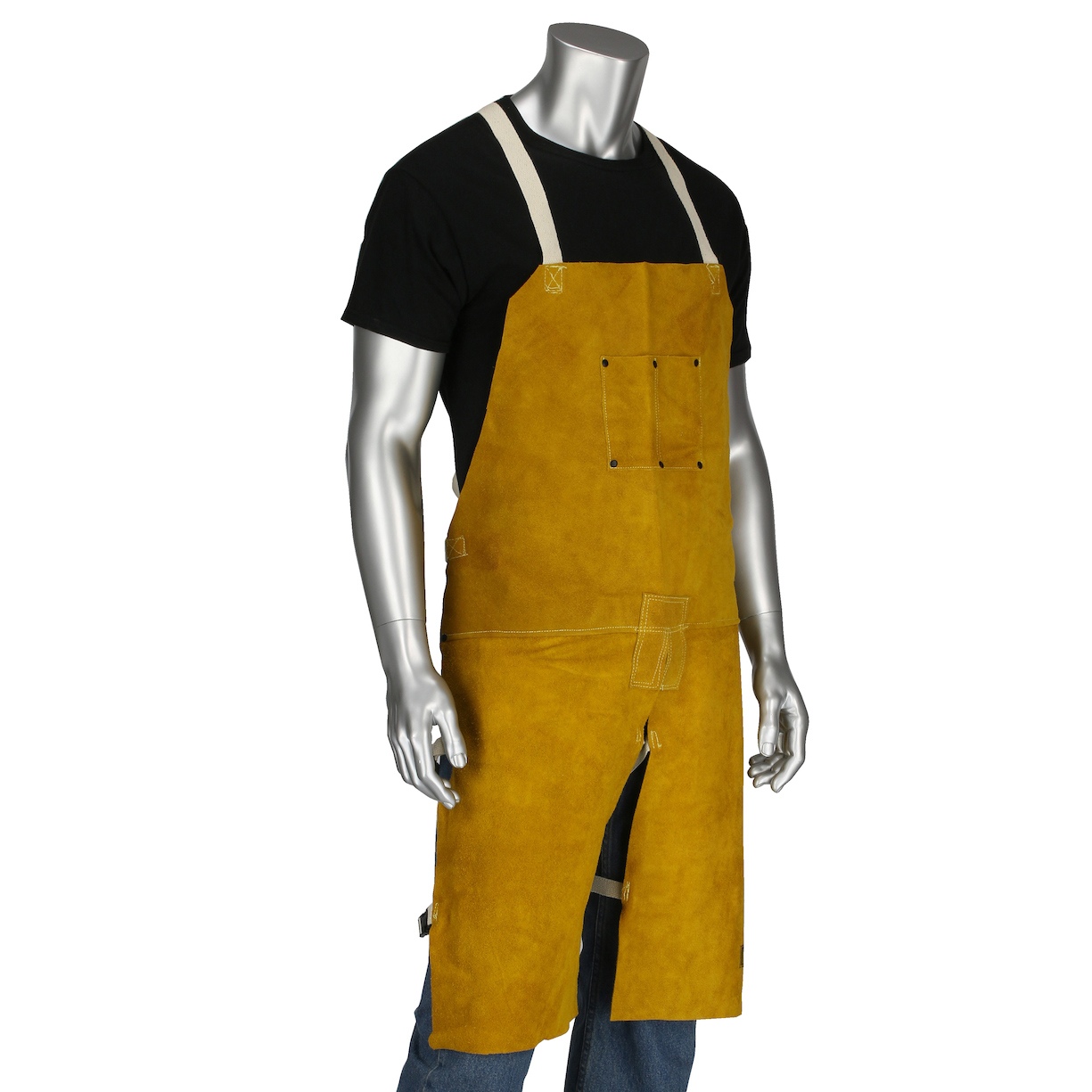 PIP 7011 Ironcat Leather Split Leg Welding Apron | Full Source