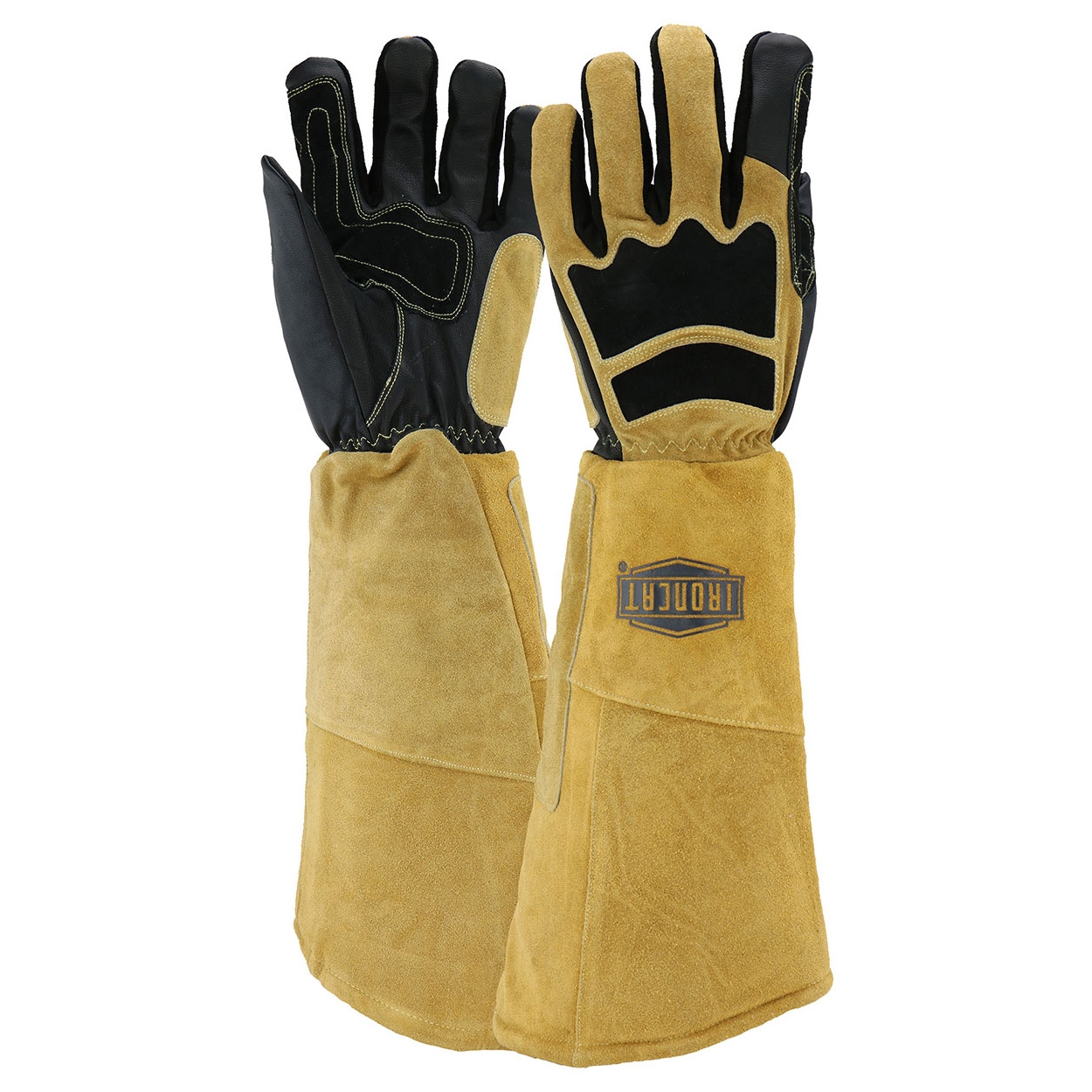PIP 9070 Ironcat Premium Top Grain Goatskin Welder's Gloves w/ Split ...