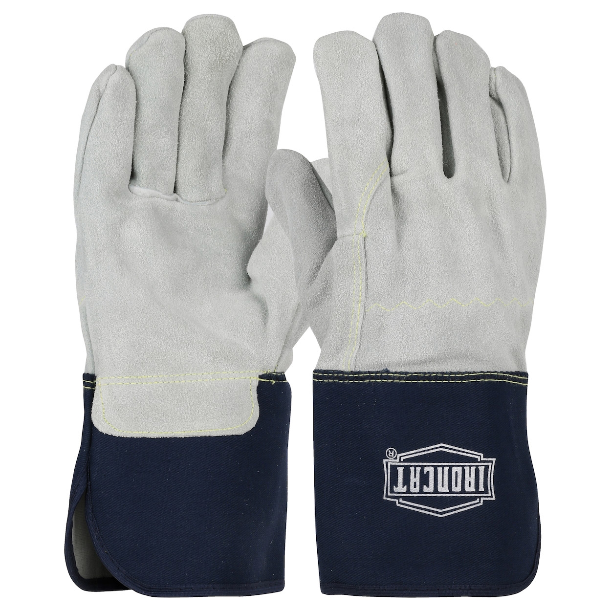 PIP IC9 Ironcat Premium Split Cowhide with Full Leather Back Gloves ...