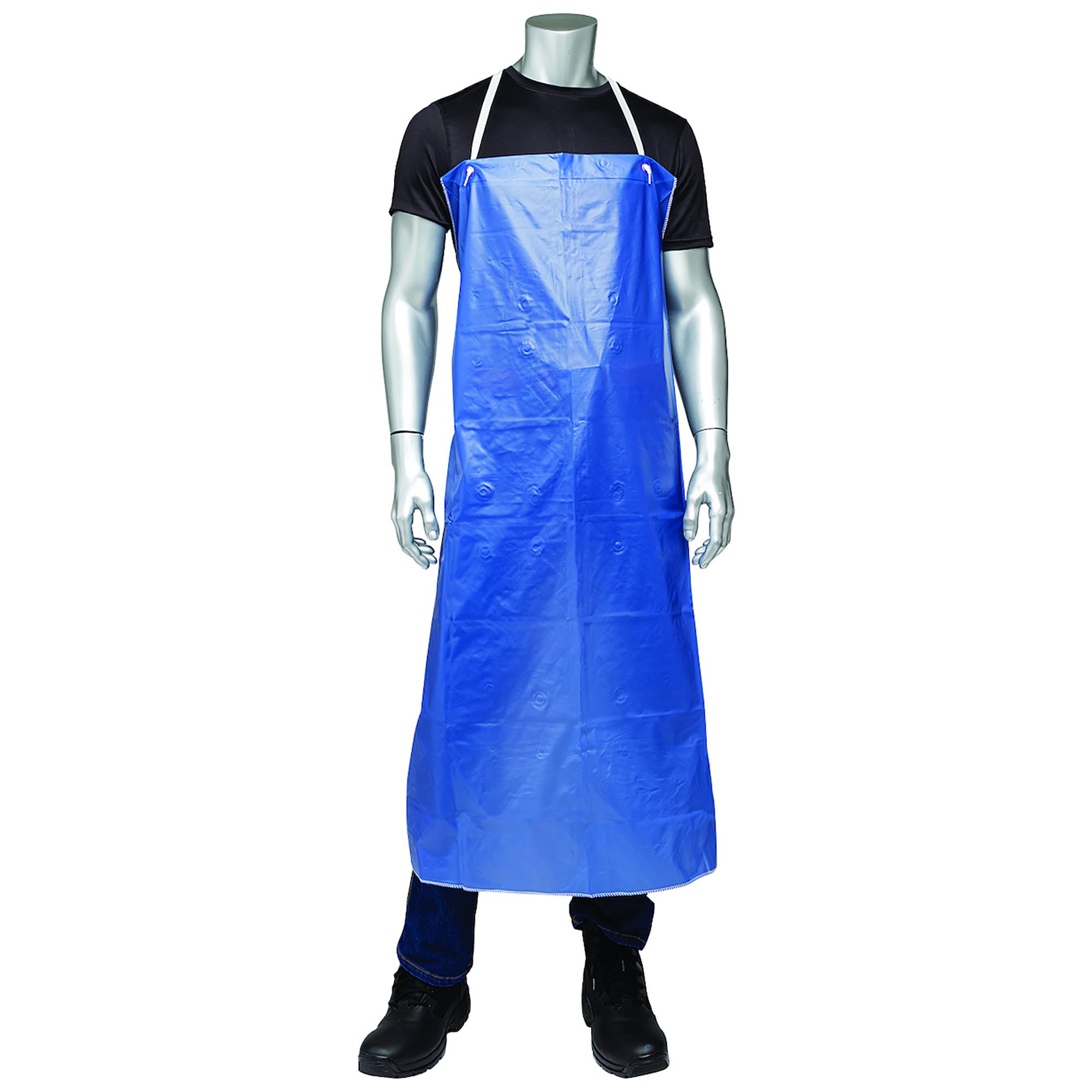 PIP UPB Vinyl Apron - 8 mil - Blue | Full Source