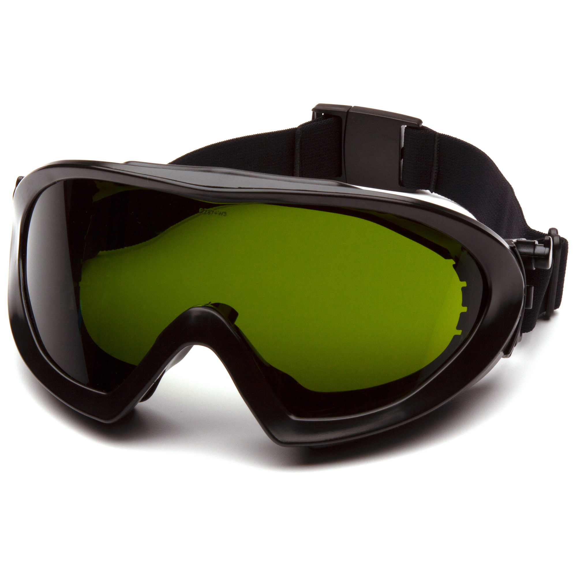 Pyramex GG504TIR3 Capstone Goggles - Gray Frame - Green Tinted H2X Anti ...