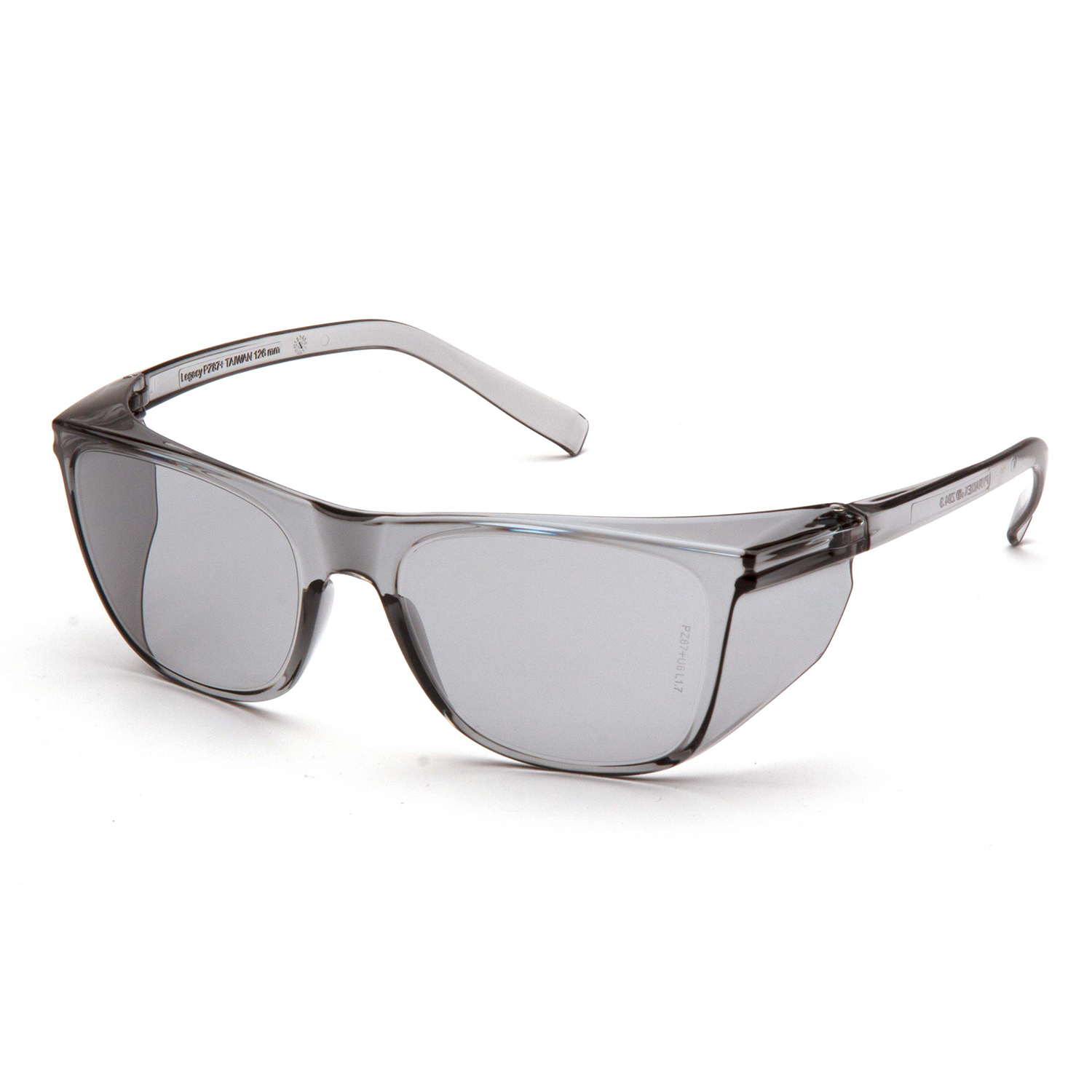 Pyramex S10925S Legacy Safety Glasses - Light Gray Frames - Light Gray ...