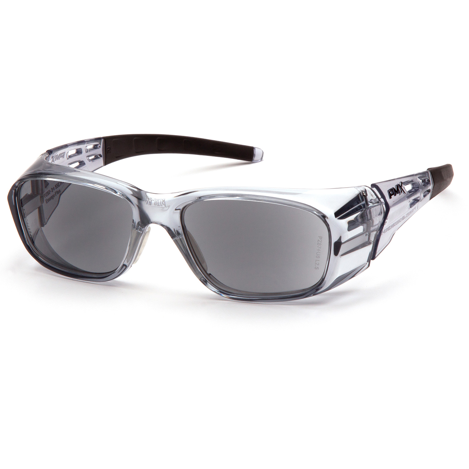 Pyramex SG9820R Emerge Plus Safety Glasses - Gray Frame - Gray Full ...
