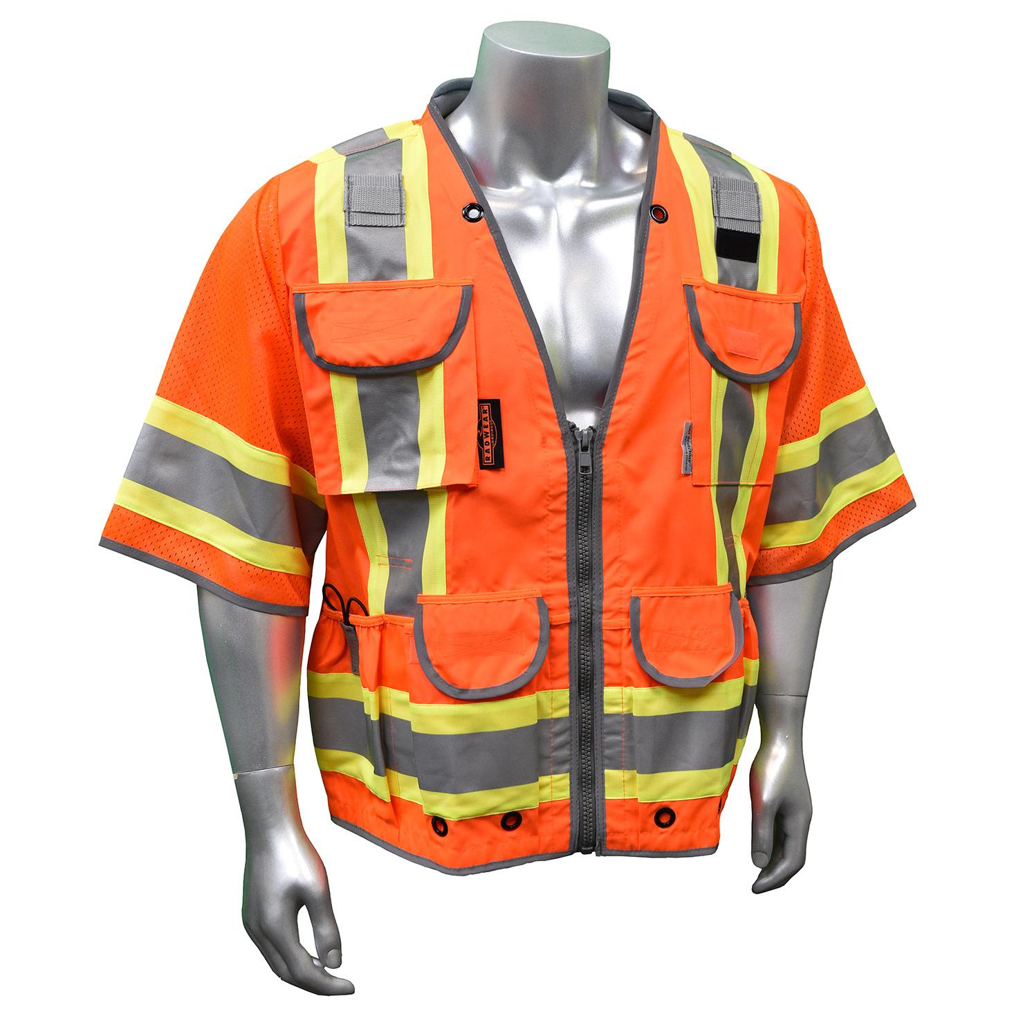 Radians SV55-3ZOD Type R Class 3 Heavy Duty Engineer Safety Vest ...