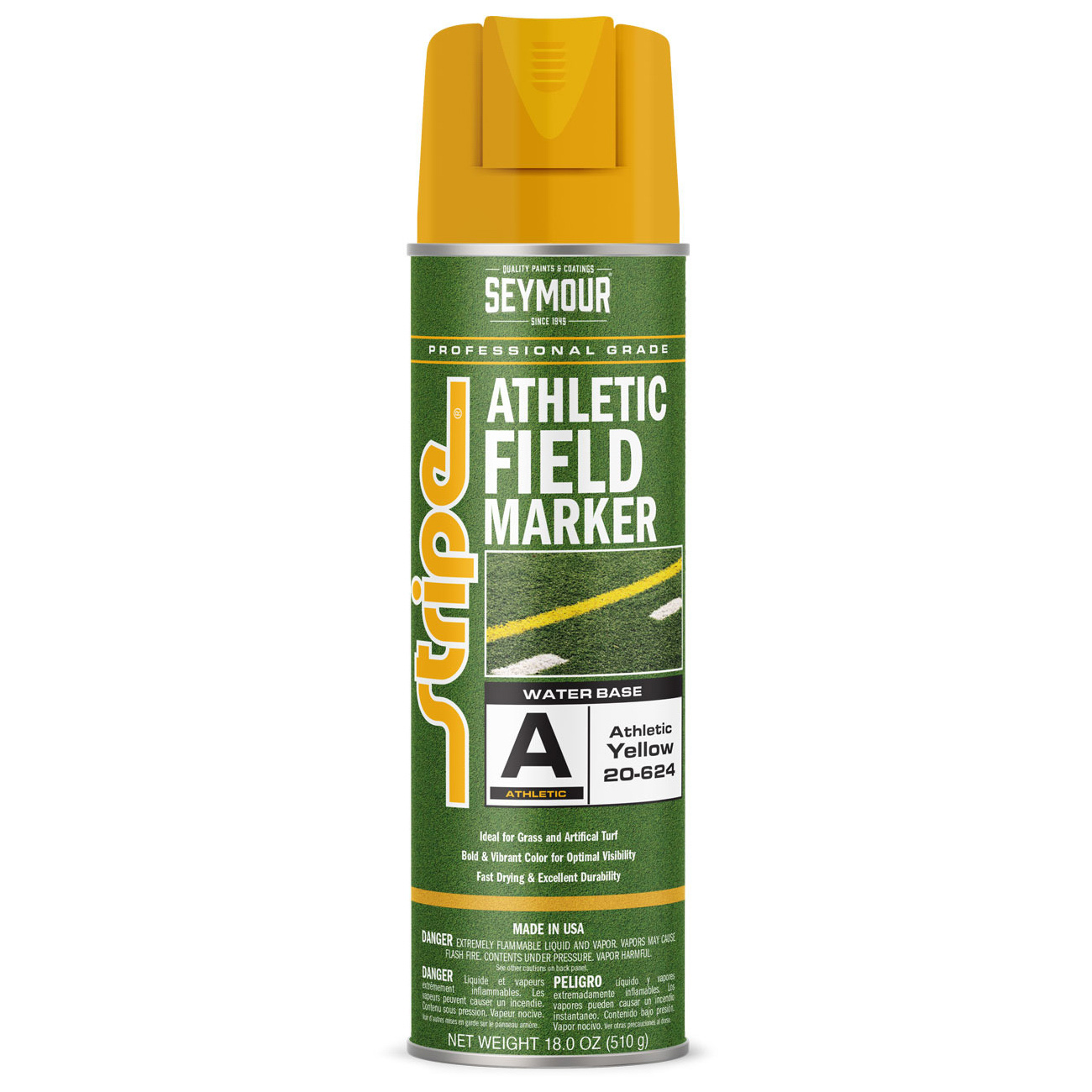 Seymour 20-624 Stripe Athletic Field Marking Paint - Athletic Field ...