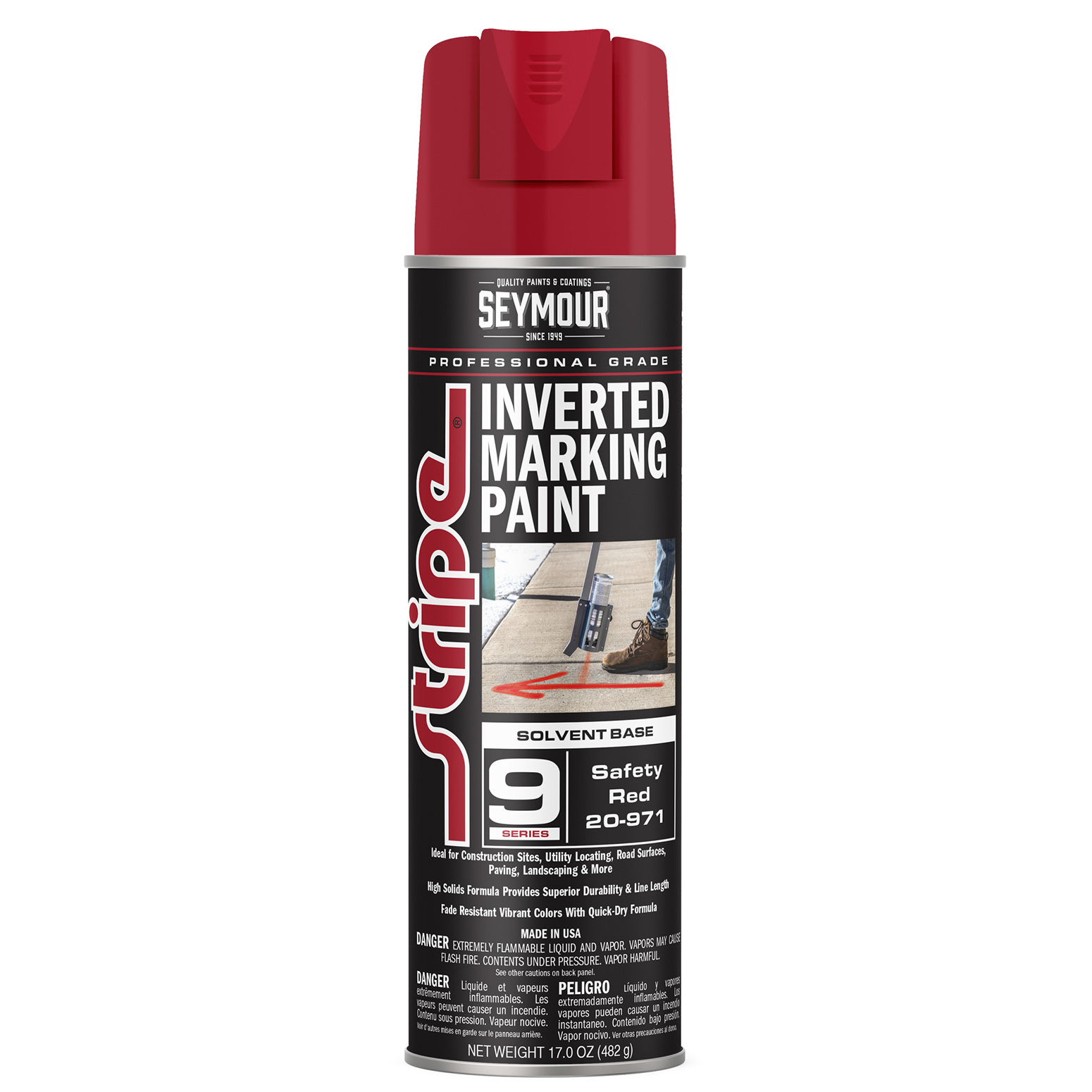 Seymour 20-971 Stripe 9-Series Inverted Ground Marking Paint - Safety ...