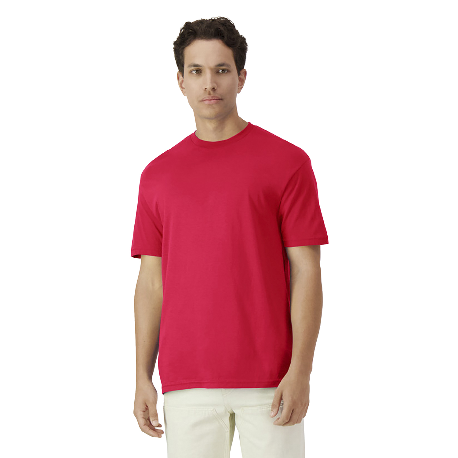 Gildan 3000 Light Cotton Tee - Red | Full Source