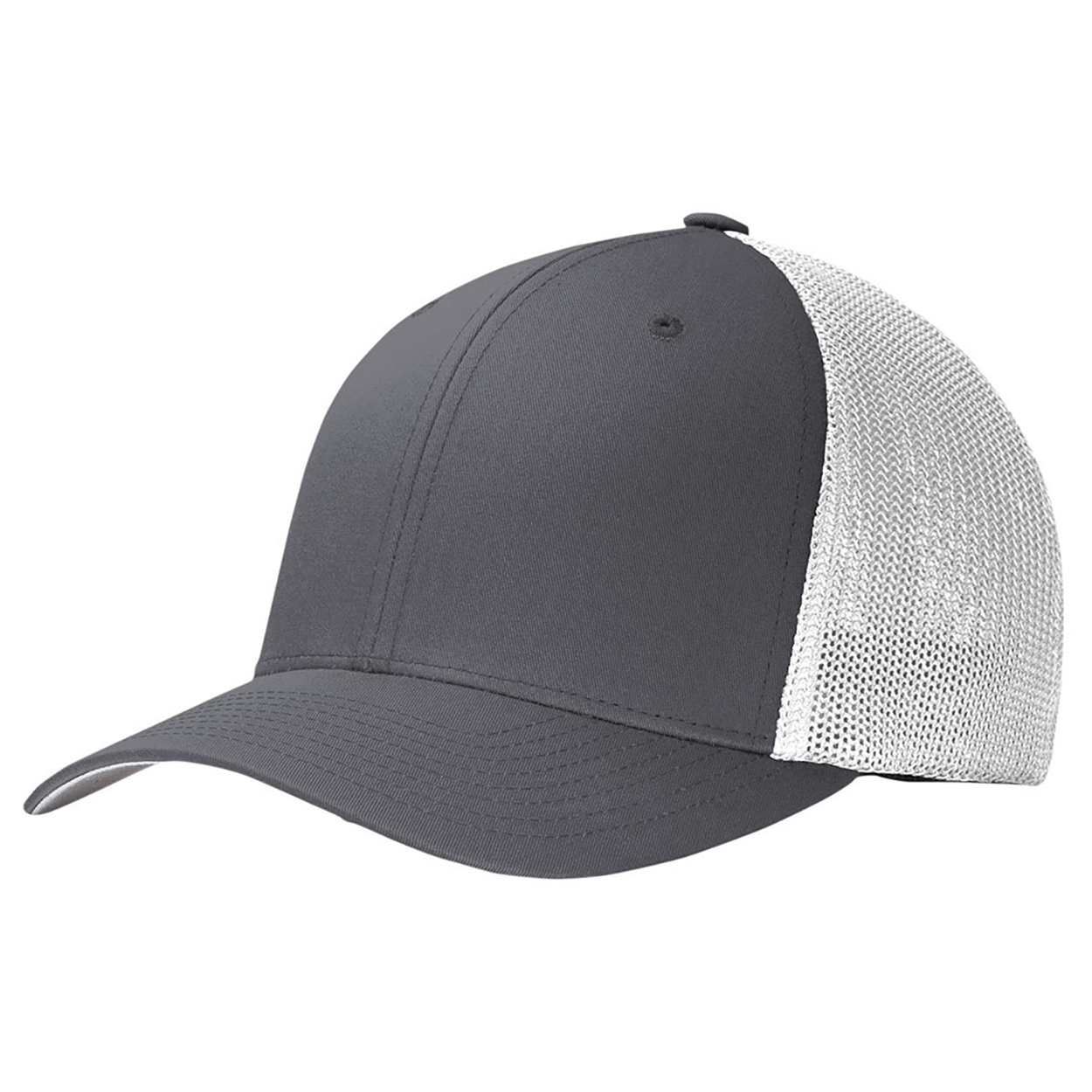 Port Authority C812 Flexfit Mesh Back Cap - Graphite/White | Full Source