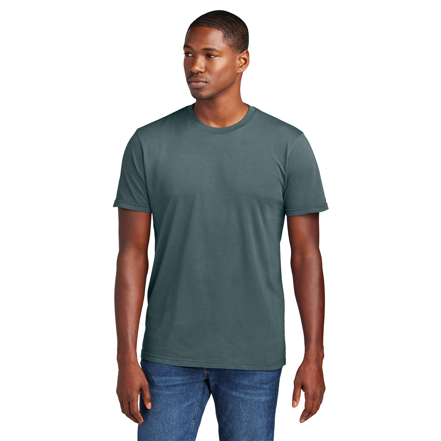 District DT2101 Wash Tee - Deep Steel Blue | Full Source