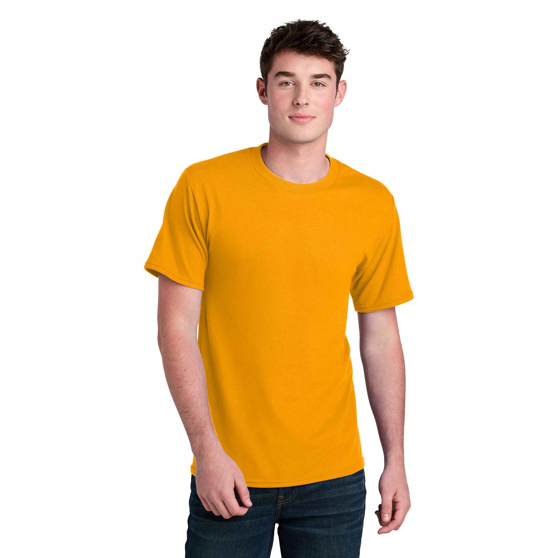 Port & Company PC01 Core Blend Recycled Tee - Gold | Full Source