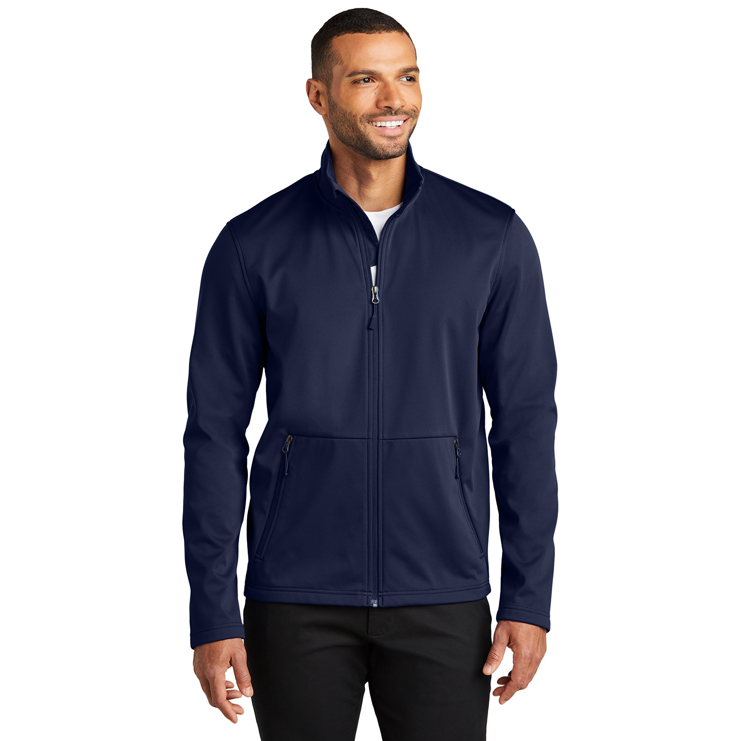 Port Authority J617 Flexshell Jacket - True Navy | Full Source