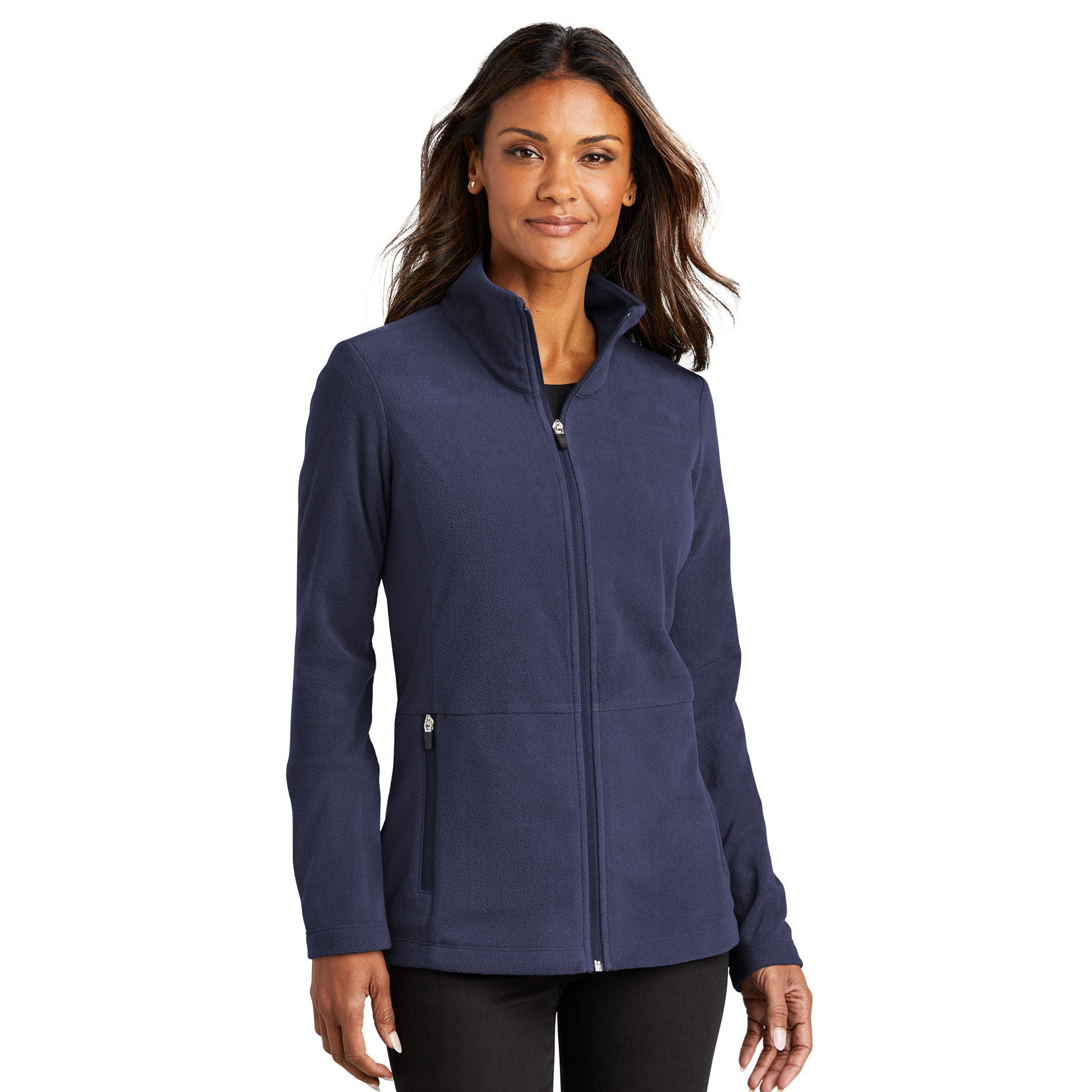 Port Authority L151 Ladies Accord Microfleece Jacket - Navy | Full Source