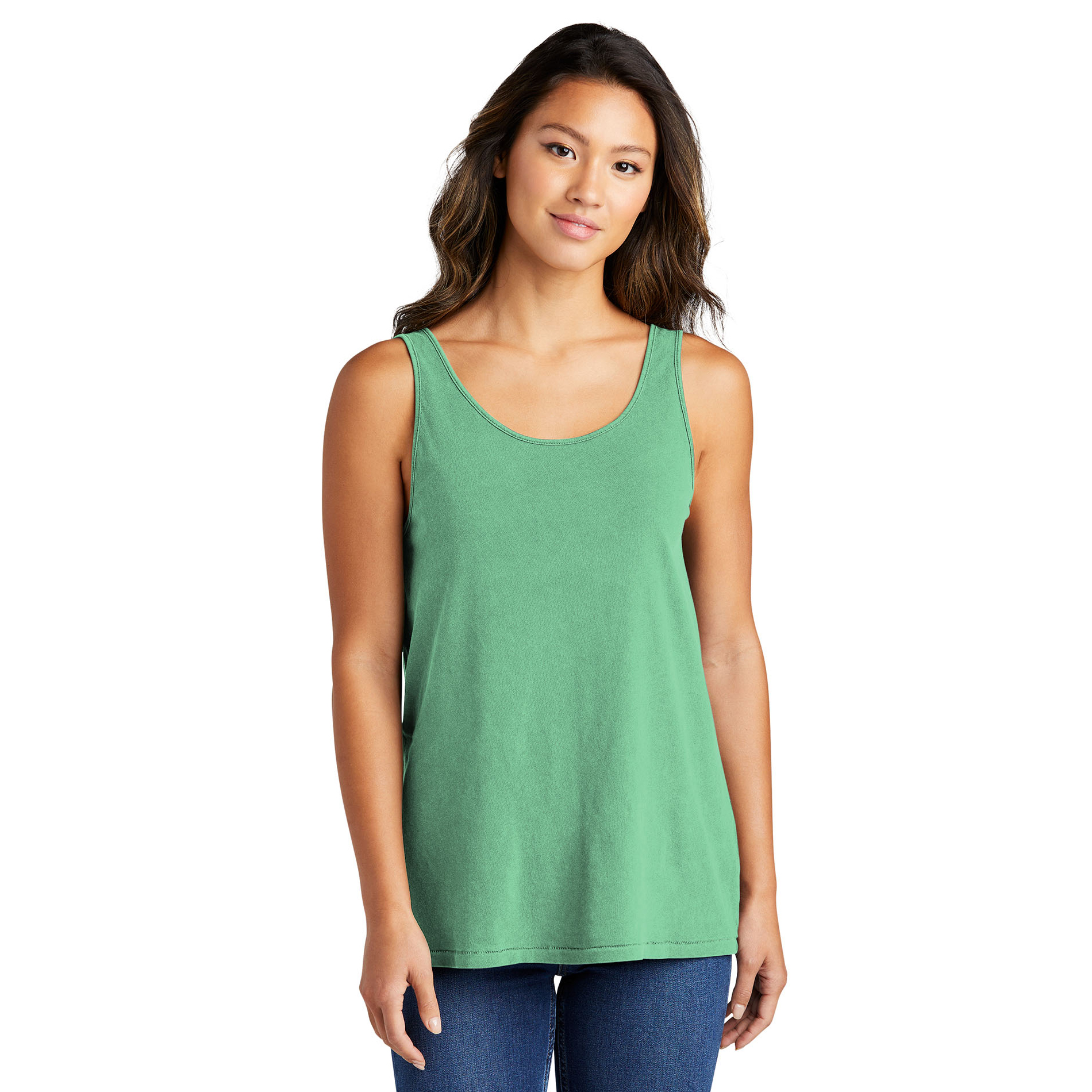 Port & Company LPC099TT Ladies Beach Wash Garment-Dyed Tank - Jadeite ...