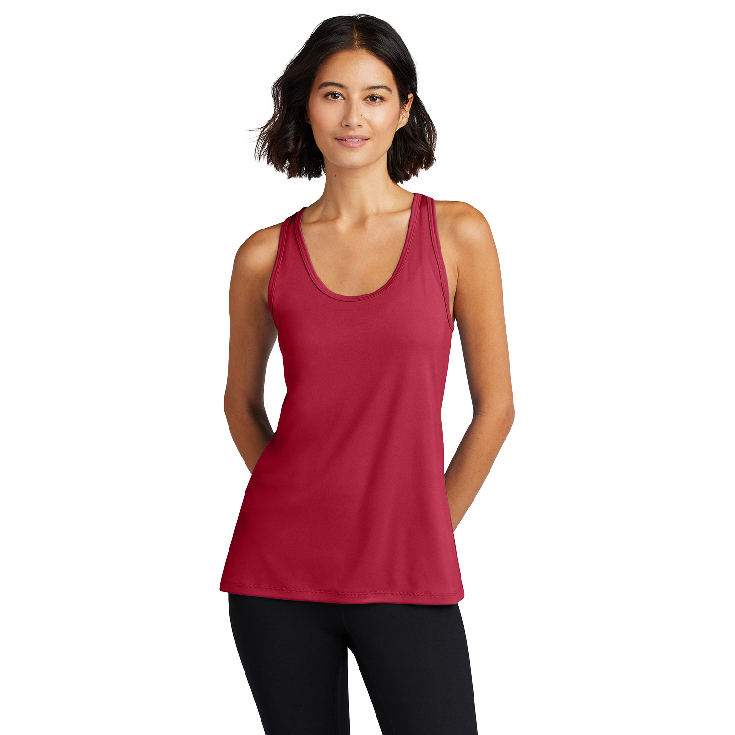 Port & Company LPC380TT Ladies Performance Tank - Red | Full Source