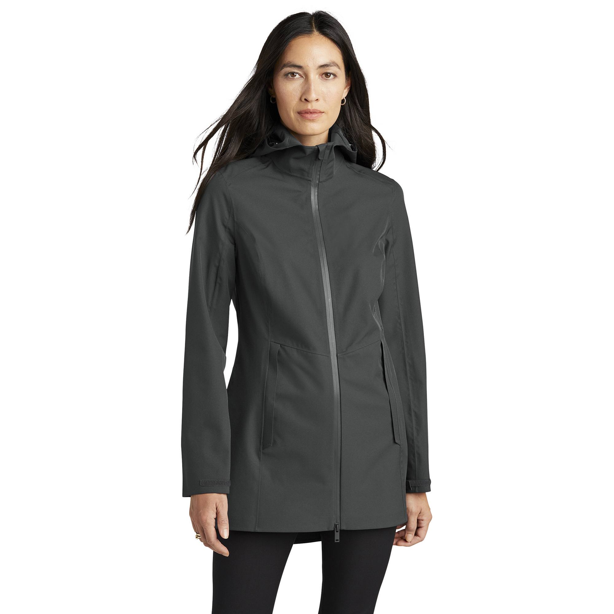 Mercer+Mettle MM7001 Women's Waterproof Rain Shell - Anchor Grey | Full ...