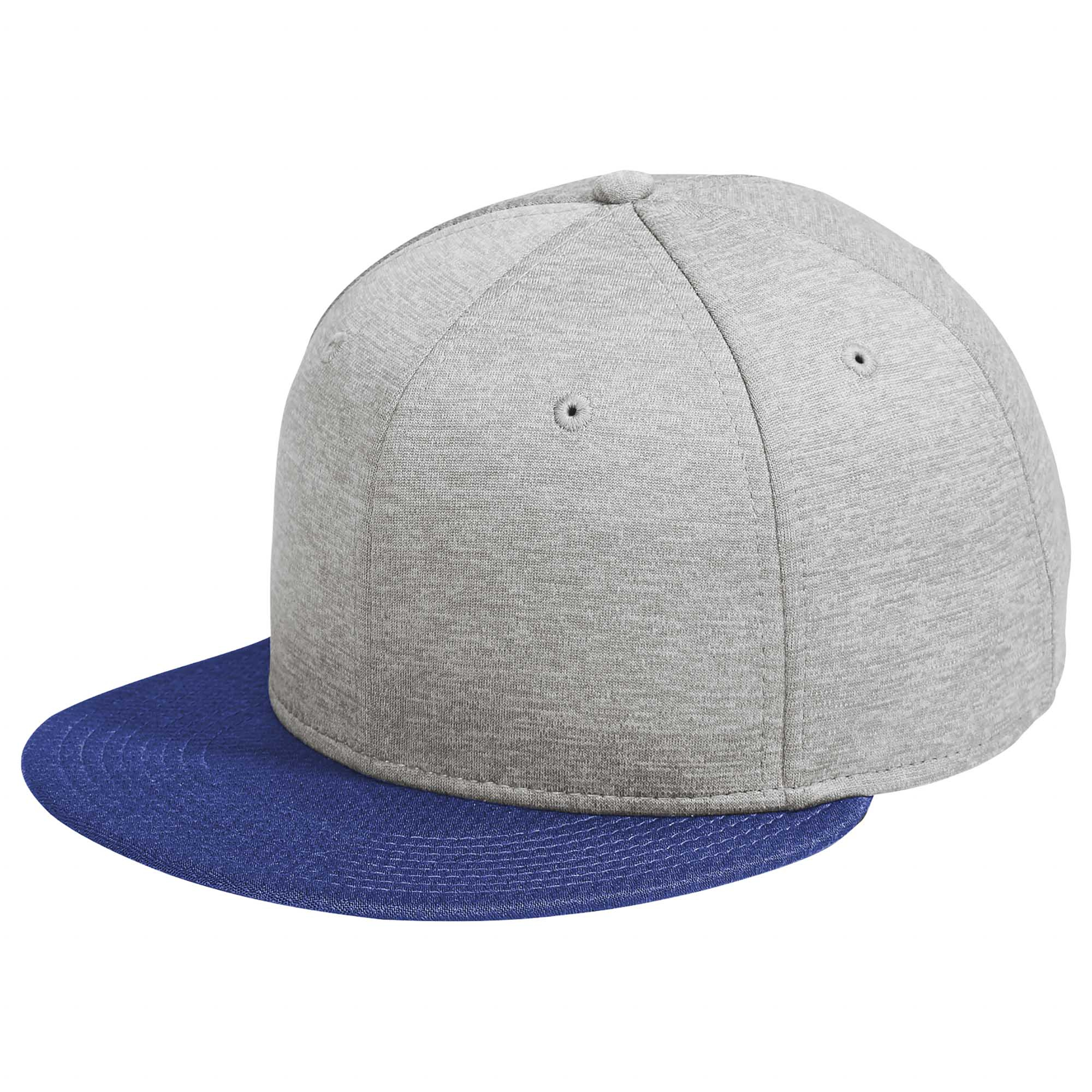 New Era NE408 Shadow Heather Striped Flat Bill Snapback Cap - Shadow ...