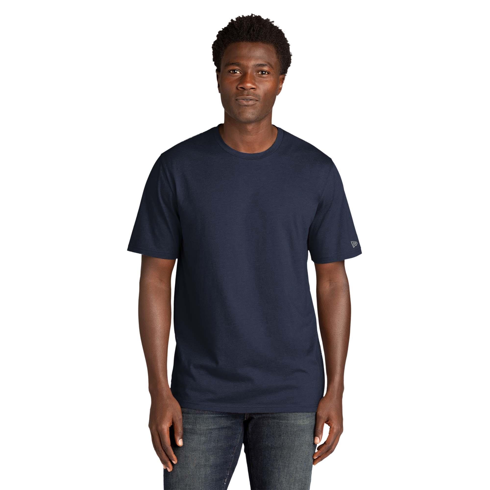 New Era NEA135 Tri-Blend Tee - True Navy | Full Source