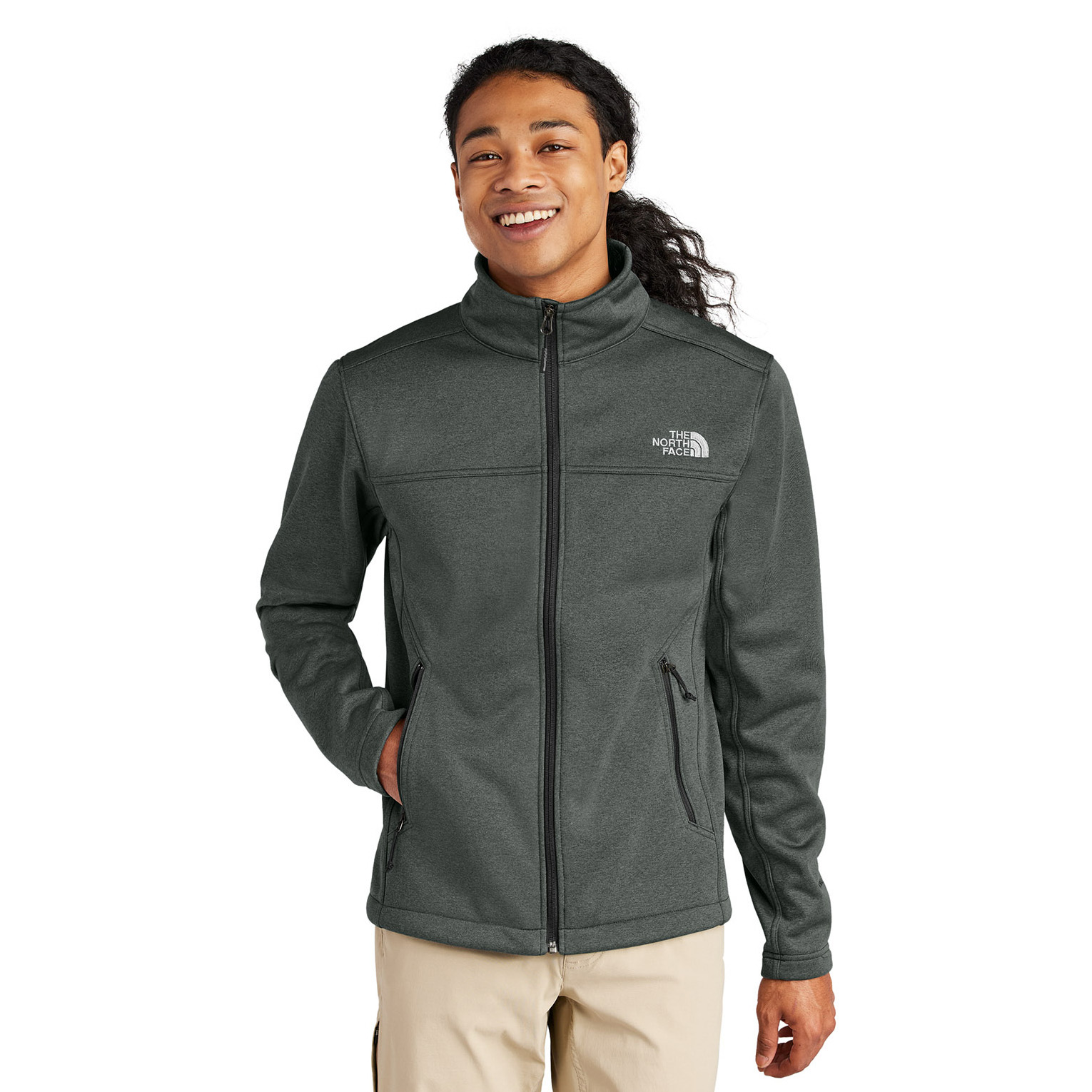 The North Face NF0A88D5 Chest Logo Ridgewall Soft Shell Jacket - TNF ...