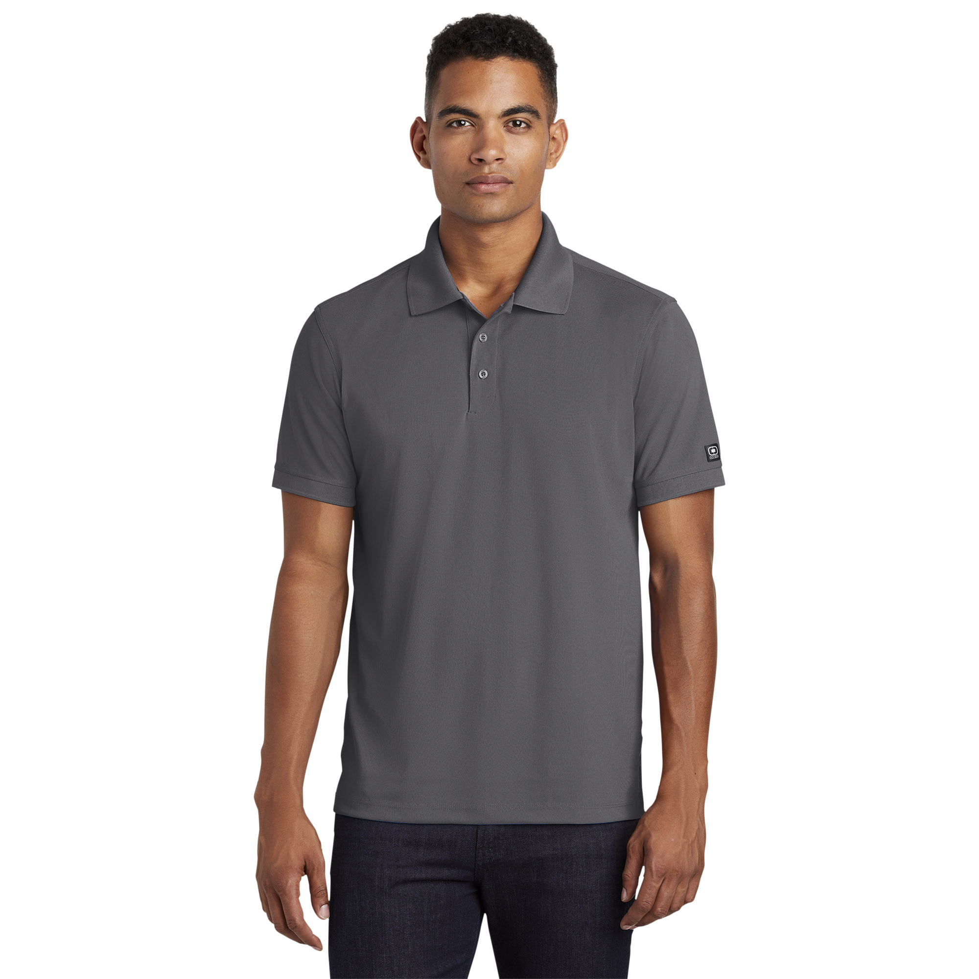 OGIO OG101 Caliber 2.0 Polo - Diesel Grey | Full Source