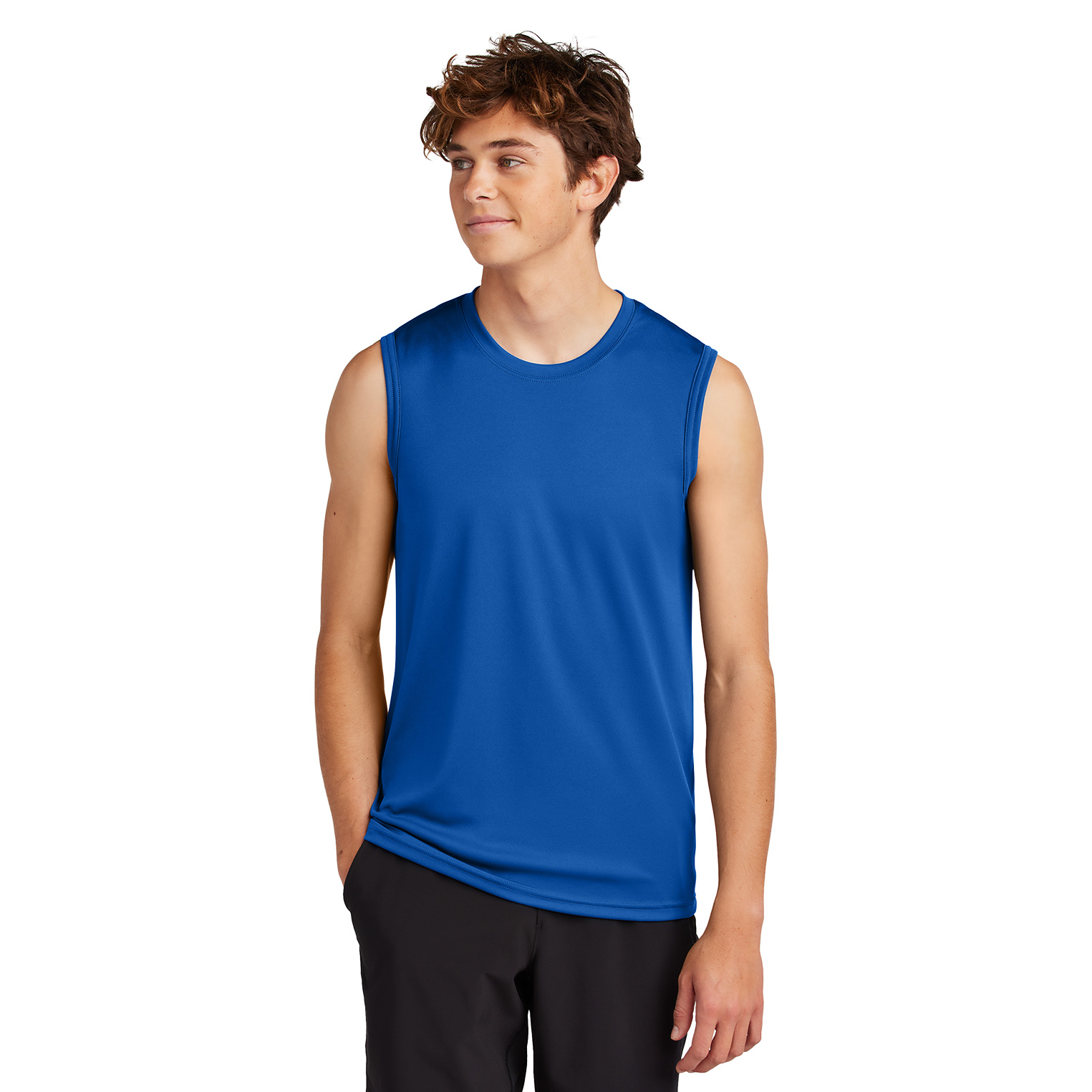Port & Company PC380SL Performance Sleeveless Tee - True Royal | Full ...