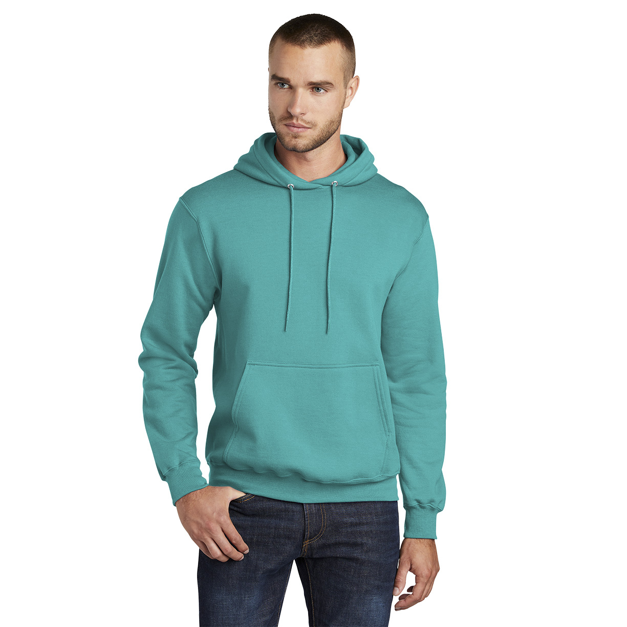 Port & Company PC78H Core Fleece Pullover Hooded Sweatshirt - Bright ...