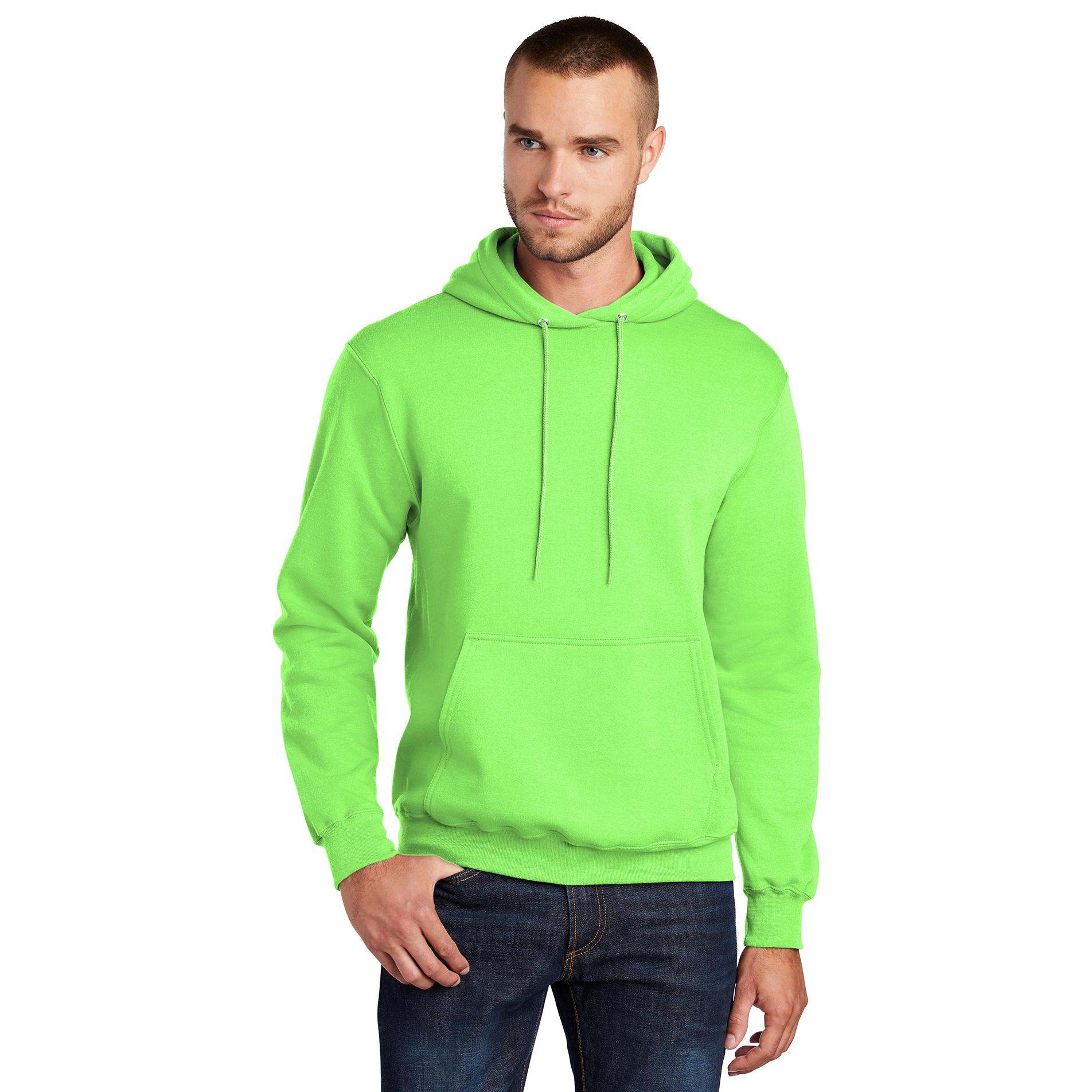 Port & Company PC78H Core Fleece Pullover Hooded Sweatshirt - Neon ...