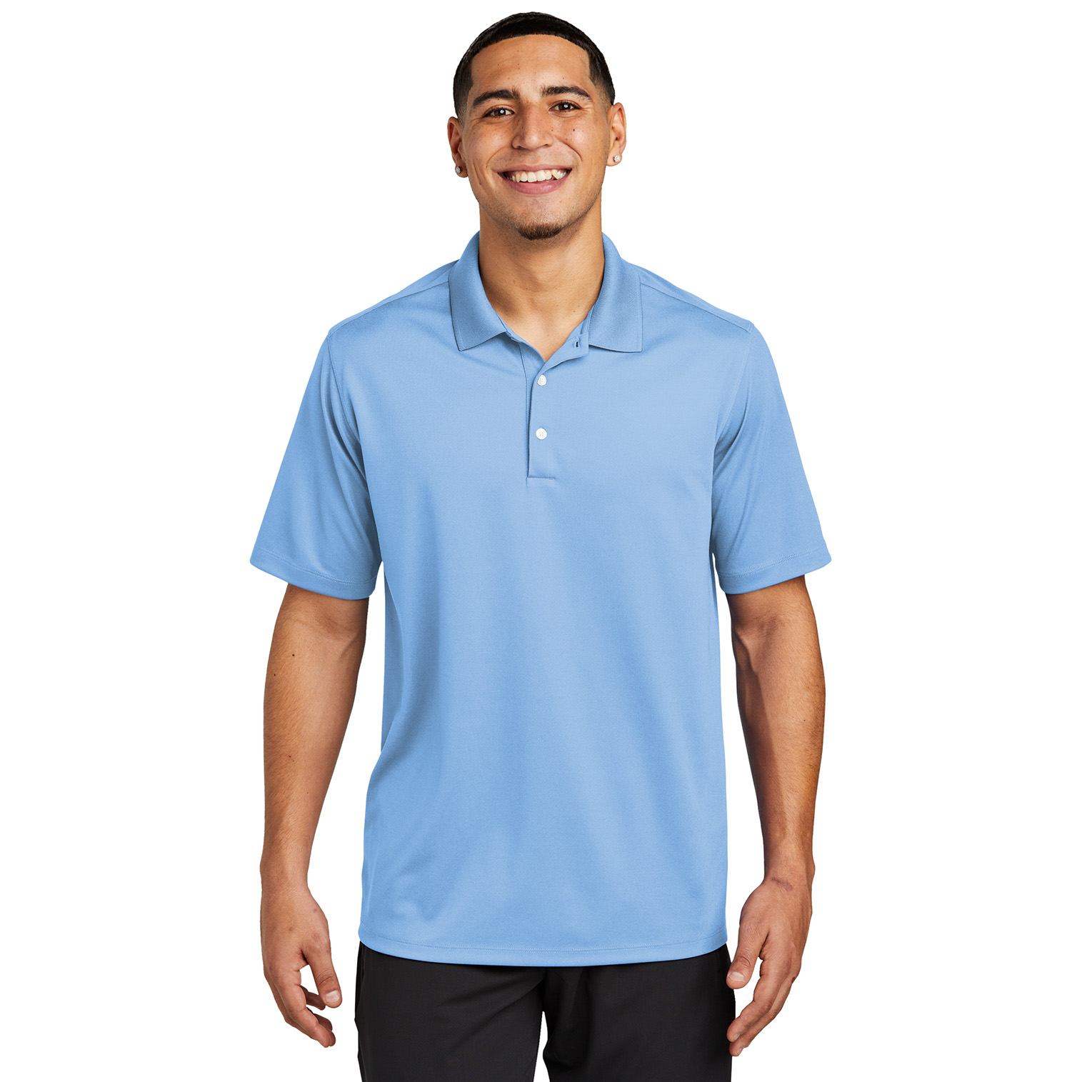 Sport-Tek ST740 UV Micropique Polo - Carolina Blue | Full Source