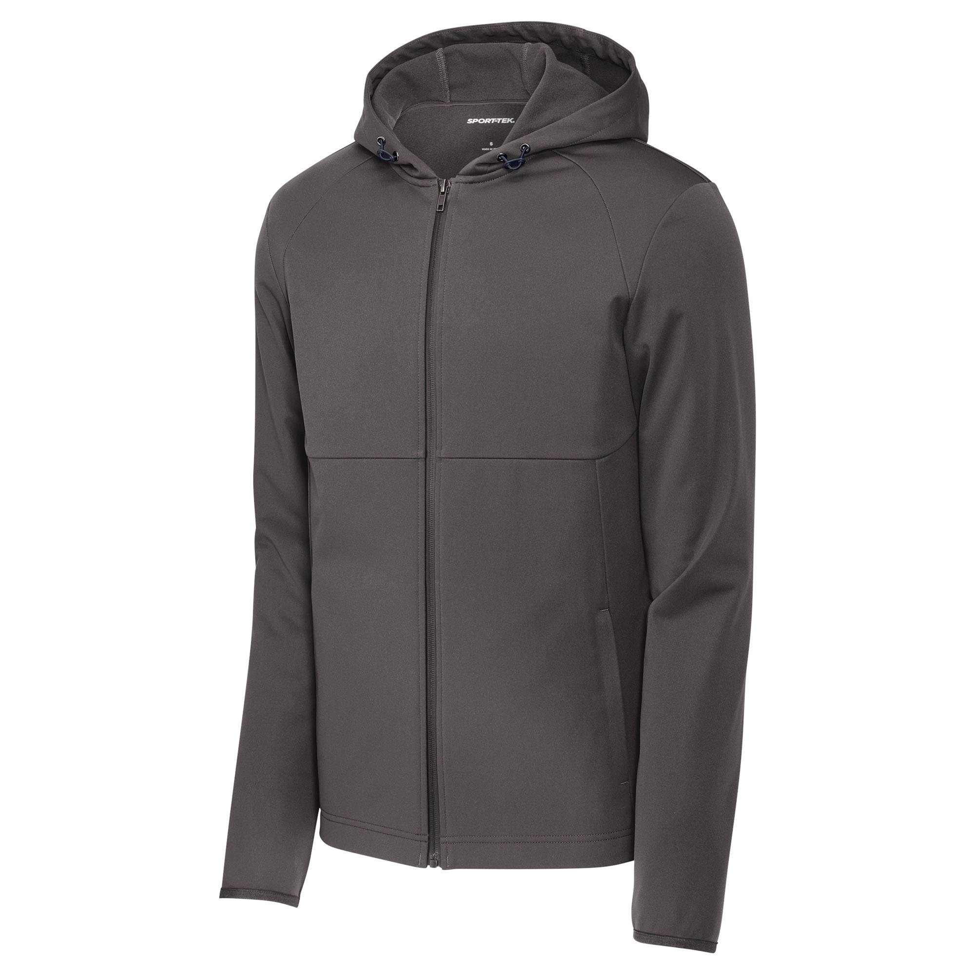 Sport-Tek ST980 Hooded Soft Shell Jacket - Graphite | Full Source