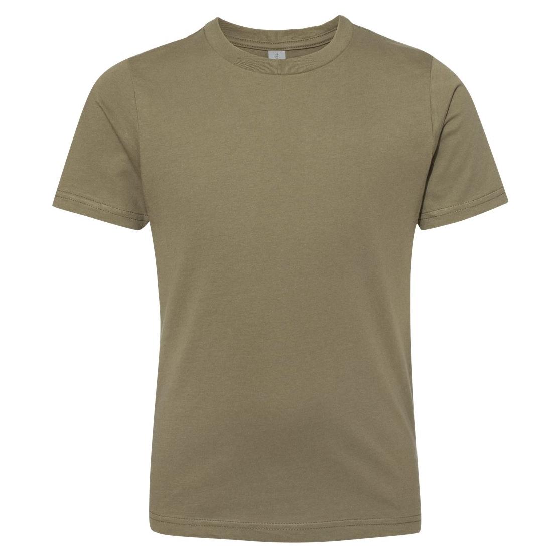 Next Level 3310 Youth Cotton Crew - Military Green | Full Source