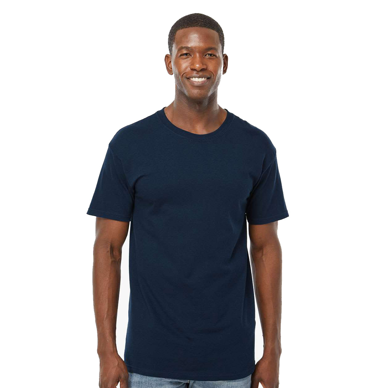 M&O 4800 Gold Soft Touch T-Shirt - Deep Navy | Full Source