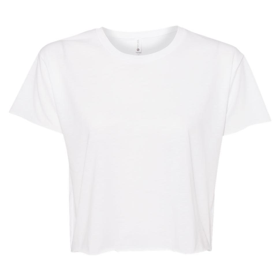 Next Level 5080 Festival Women's Cali Crop - White | Full Source